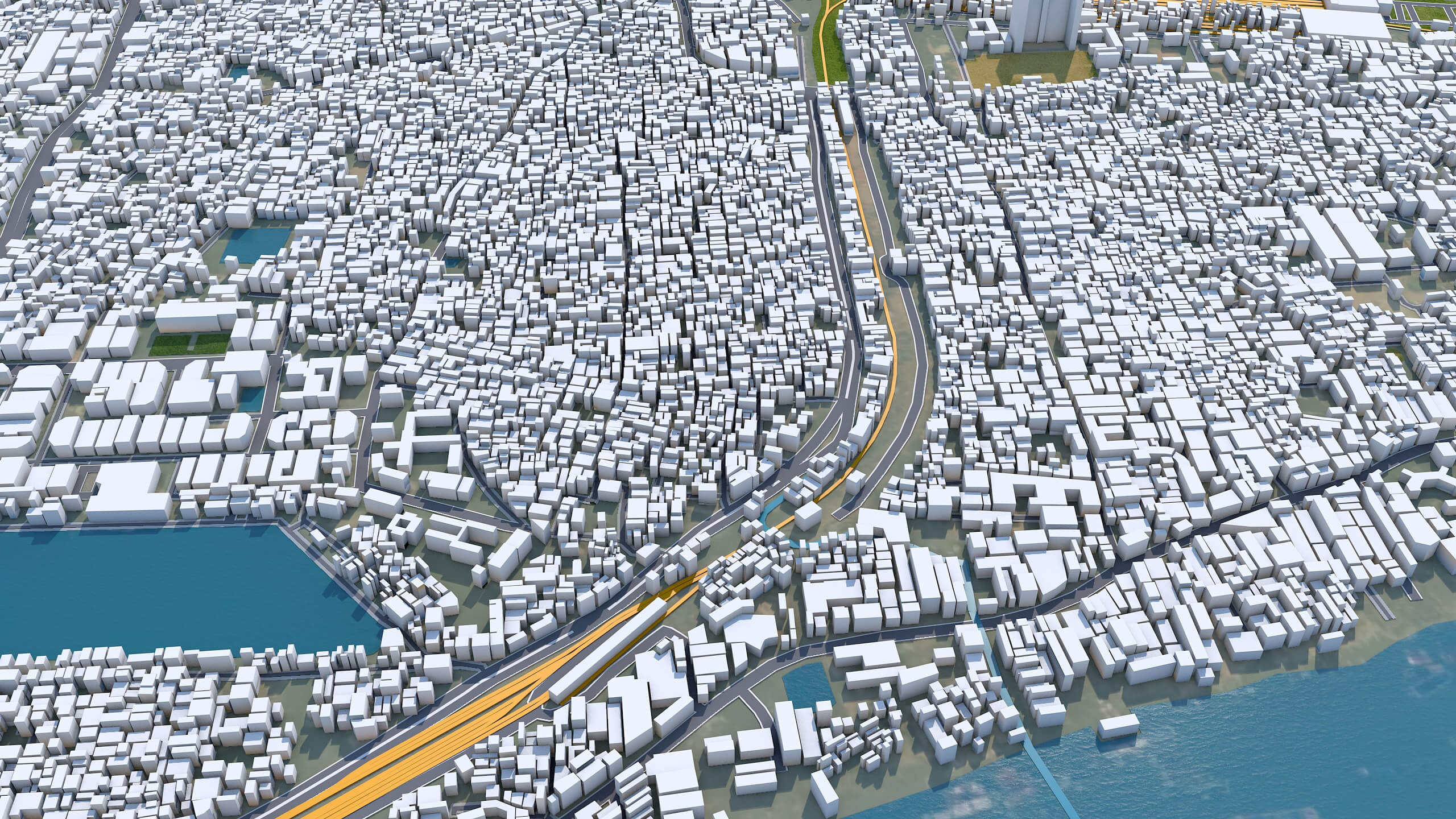 Chittagong City Bangladesh 3D Model 30km by 3dstudio