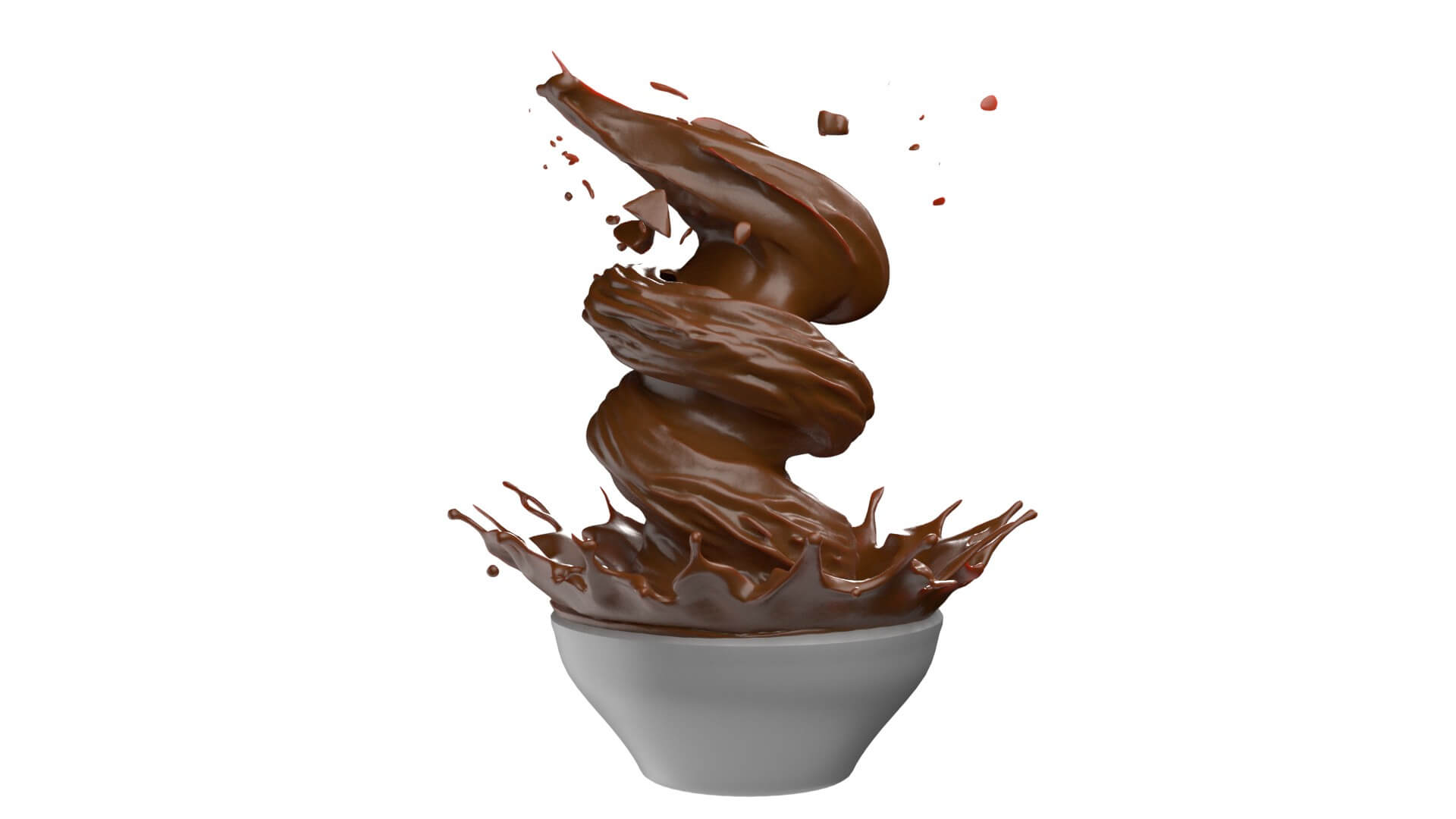 Chocolate Splash Collection - 3D Model by 3dstudio
