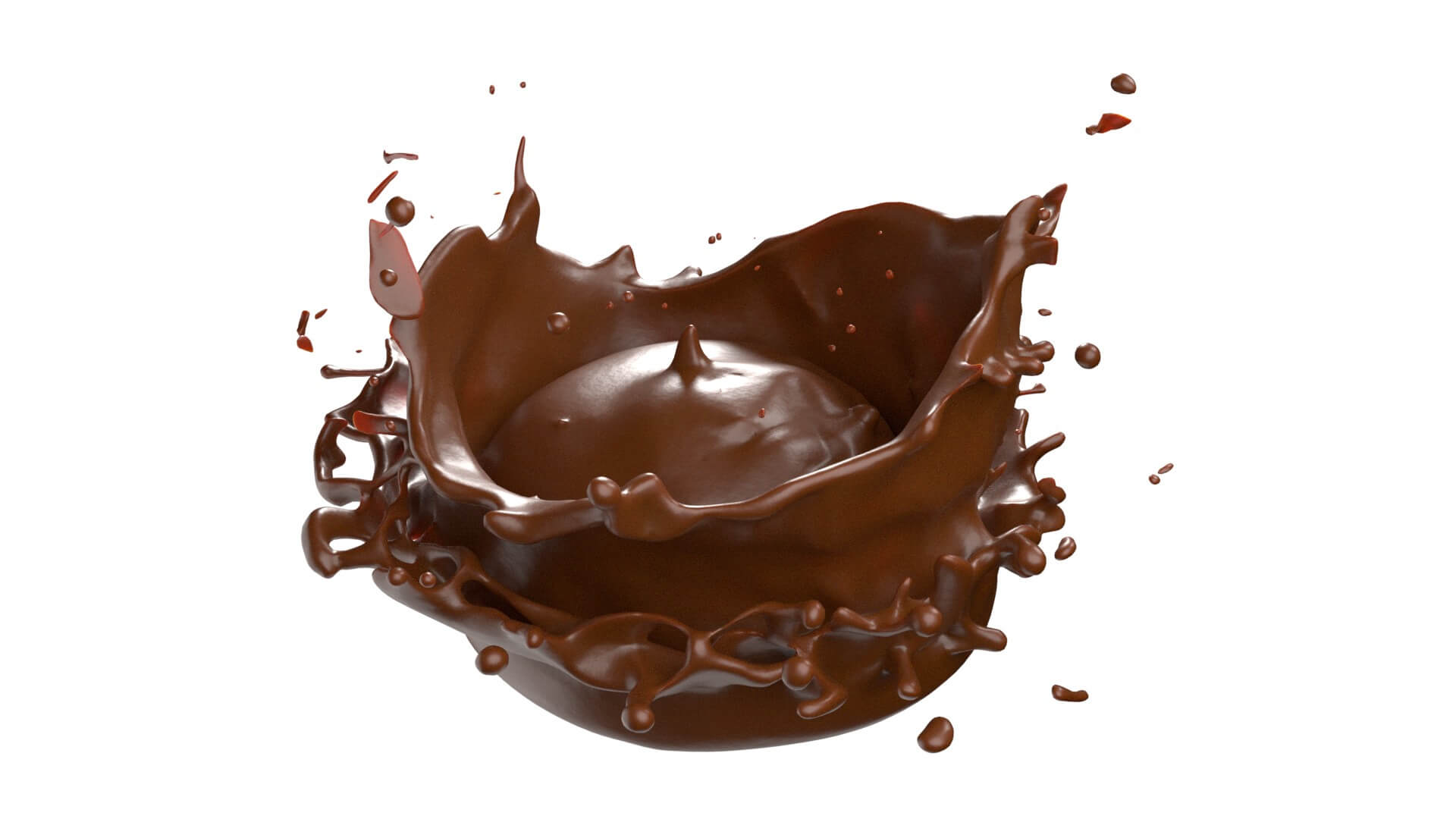 Chocolate Splash V13 - 3D Model by 3dstudio