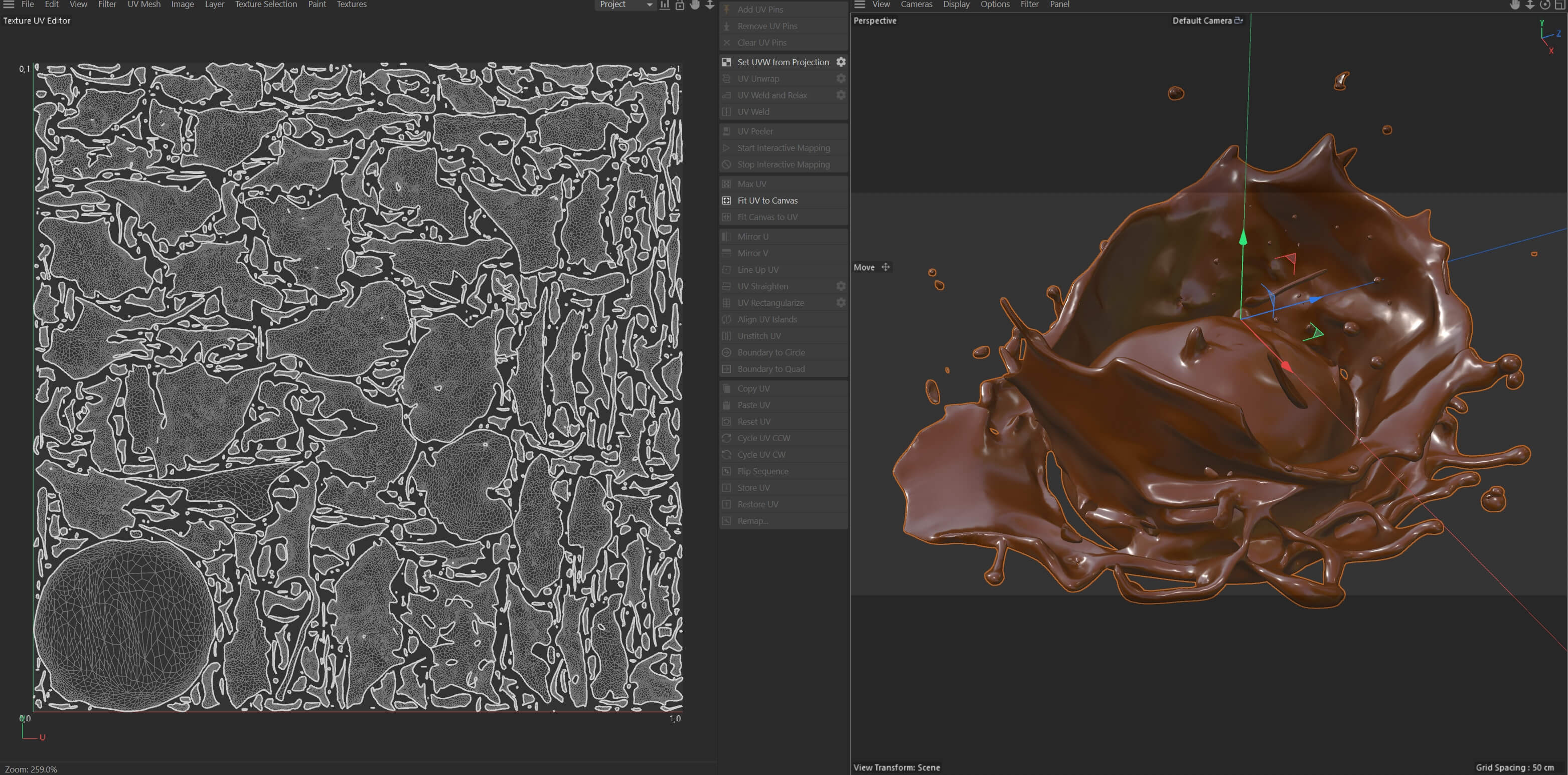 Chocolate Splash V13 - 3D Model by 3dstudio