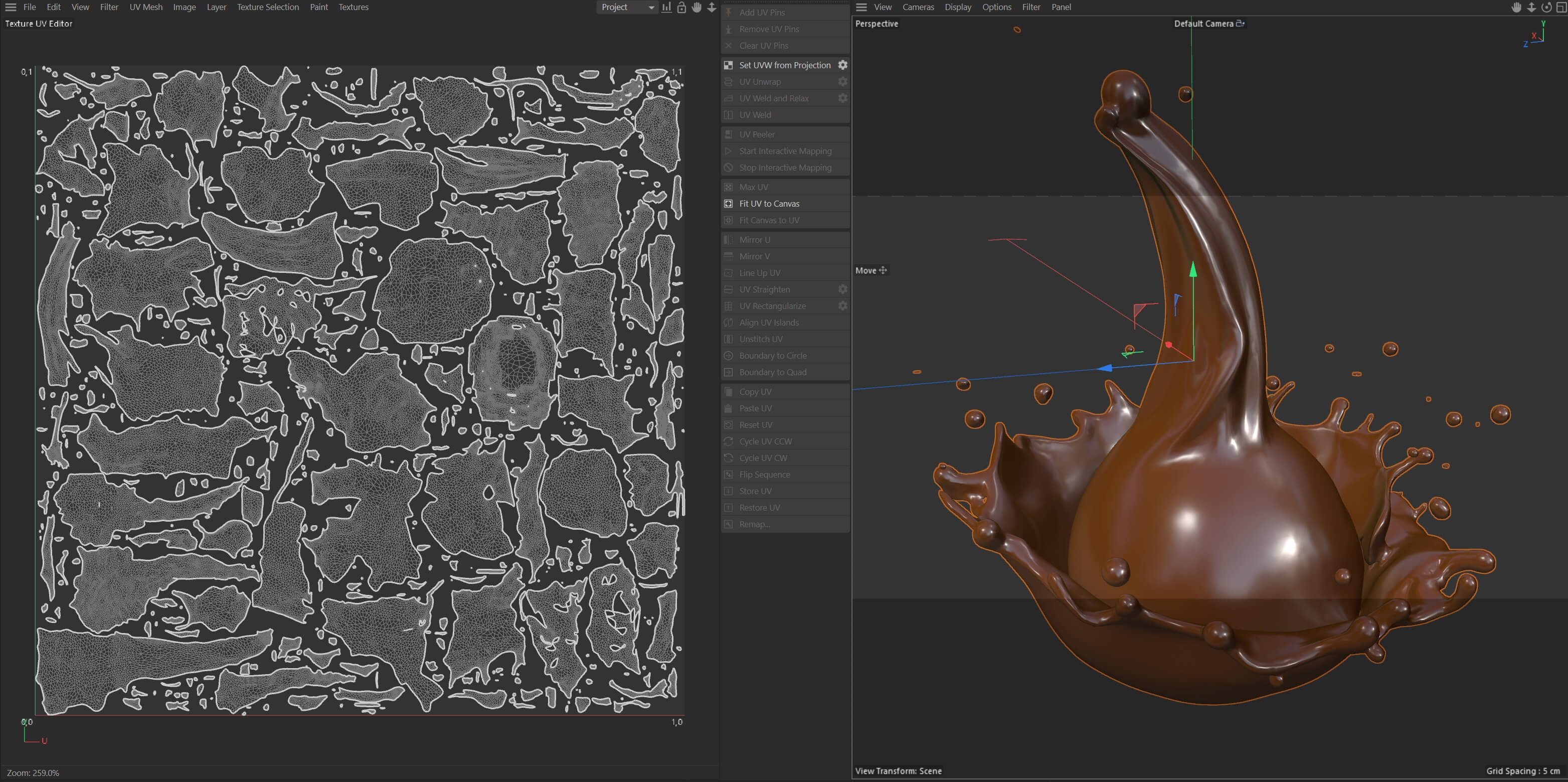 Chocolate Splash V14 - 3D Model by 3dstudio