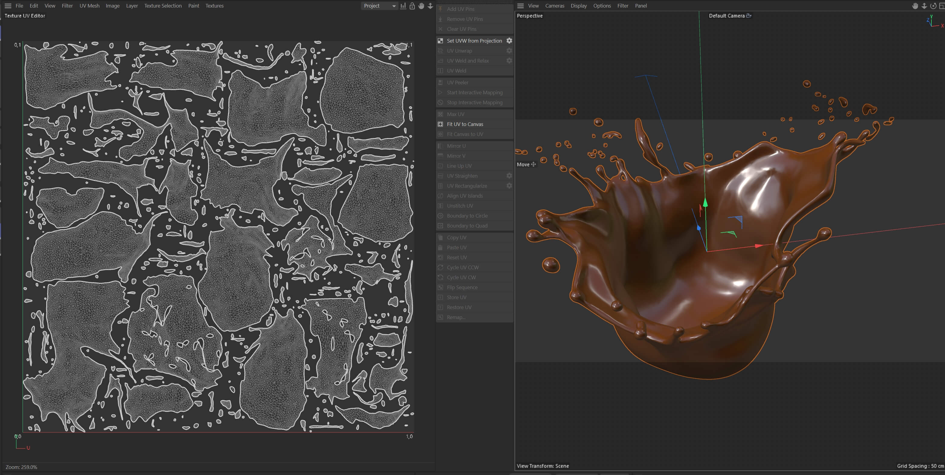Chocolate Splash V15 - 3D Model by 3dstudio