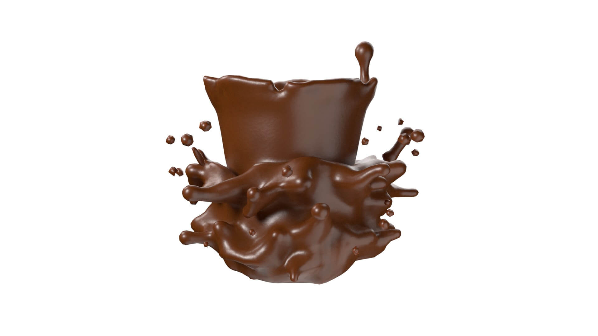 Chocolate Splash V16 - 3D Model by 3dstudio