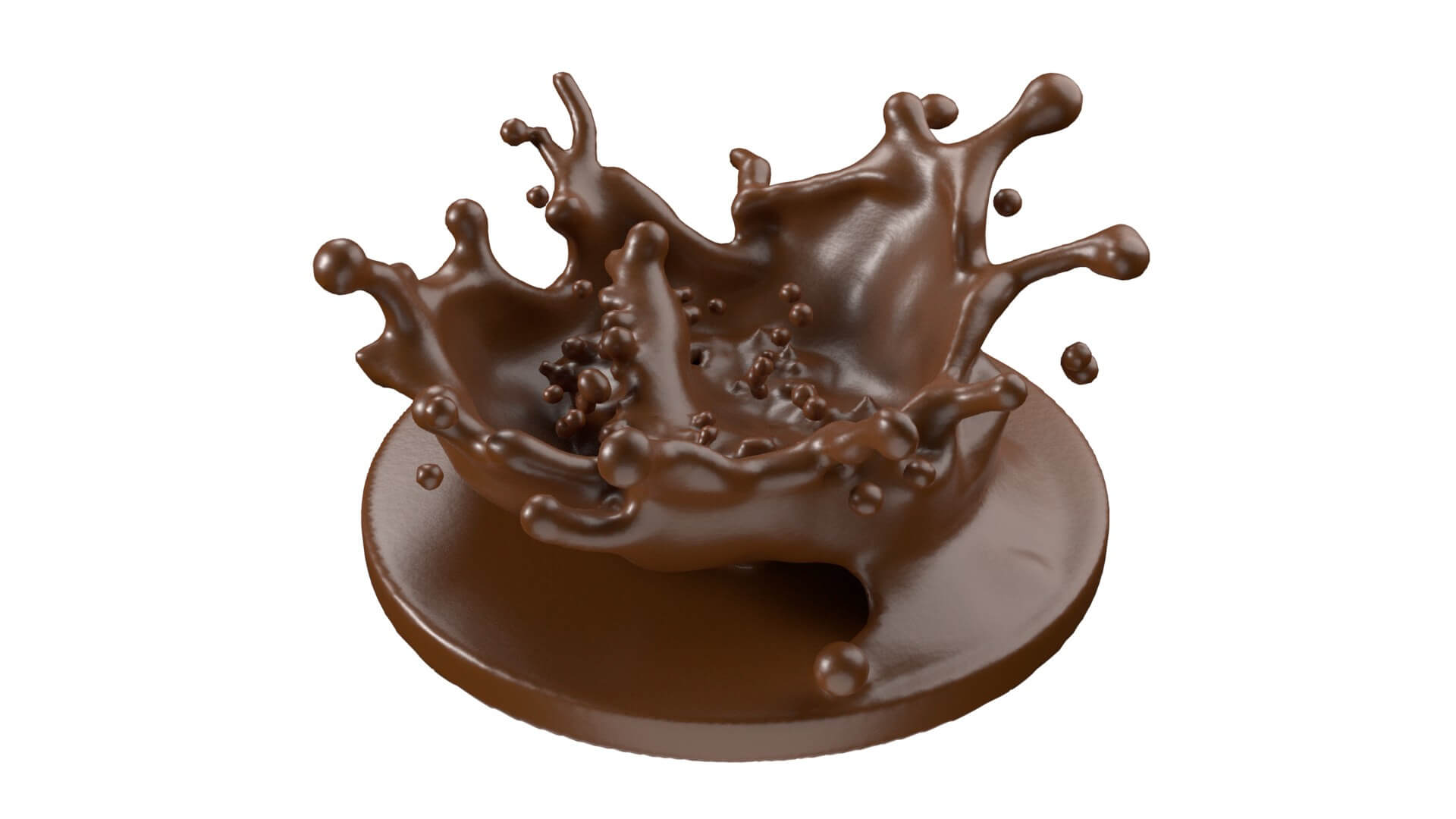 Chocolate Splash V18 - 3D Model by 3dstudio