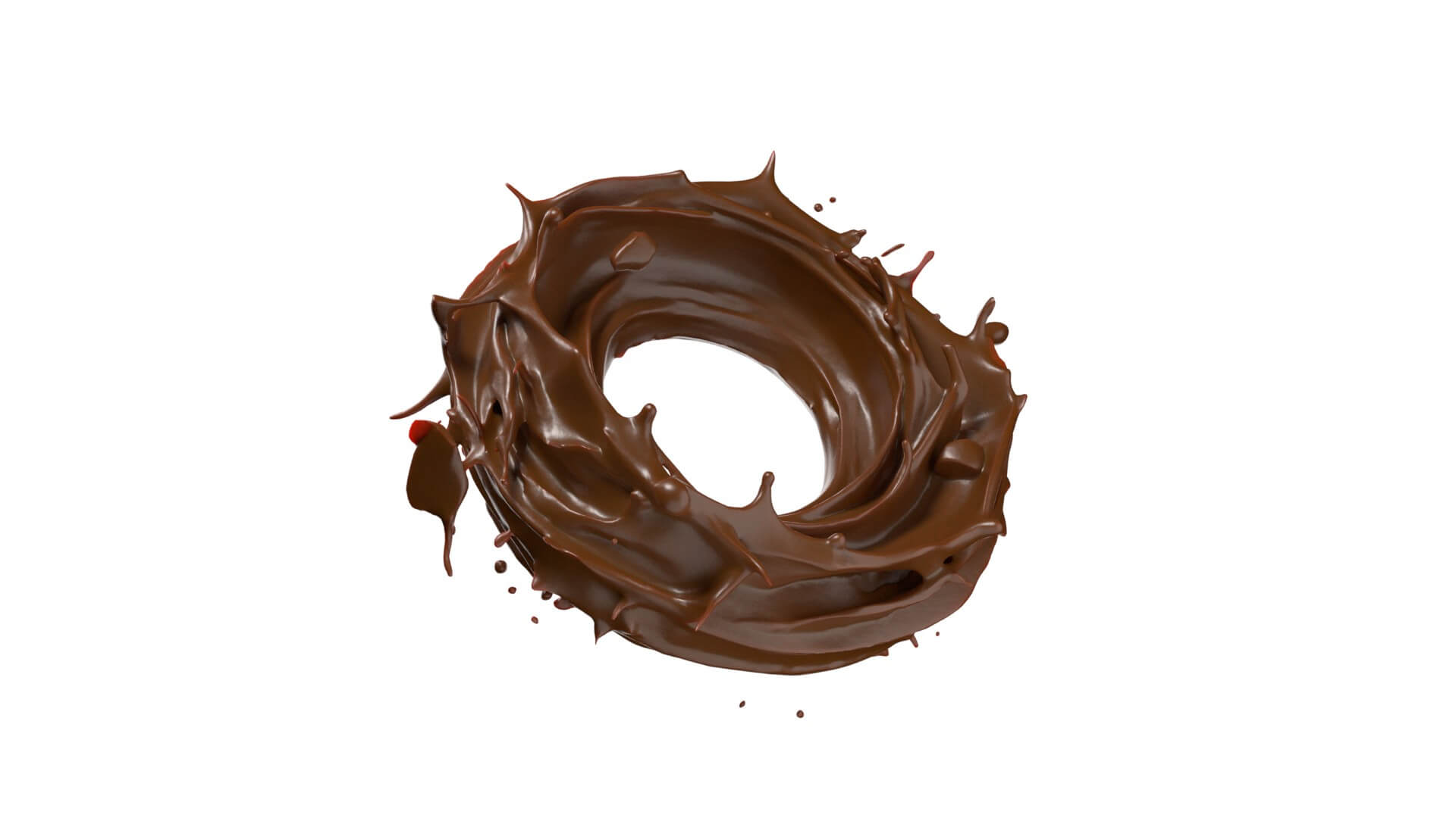Chocolate Splash V19 - 3D Model by 3dstudio