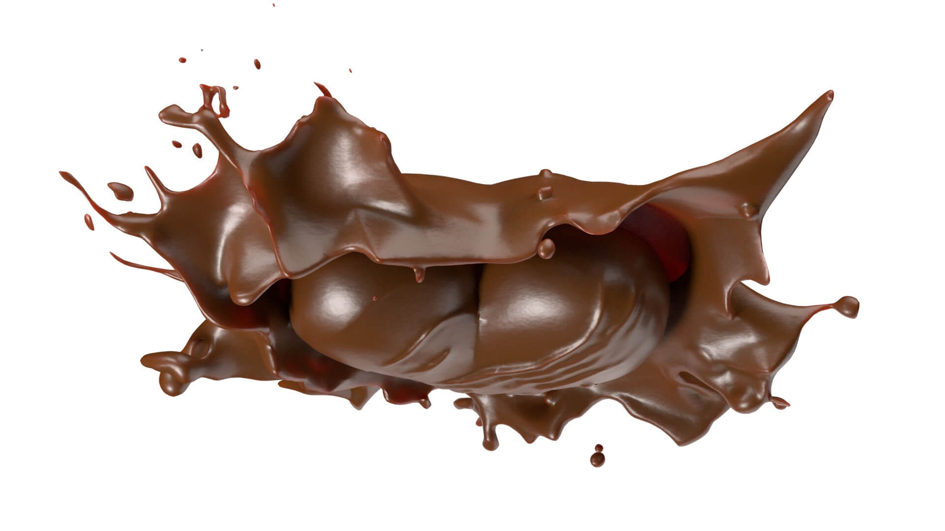 Chocolate Splash v21 - 3D Model by 3dstudio