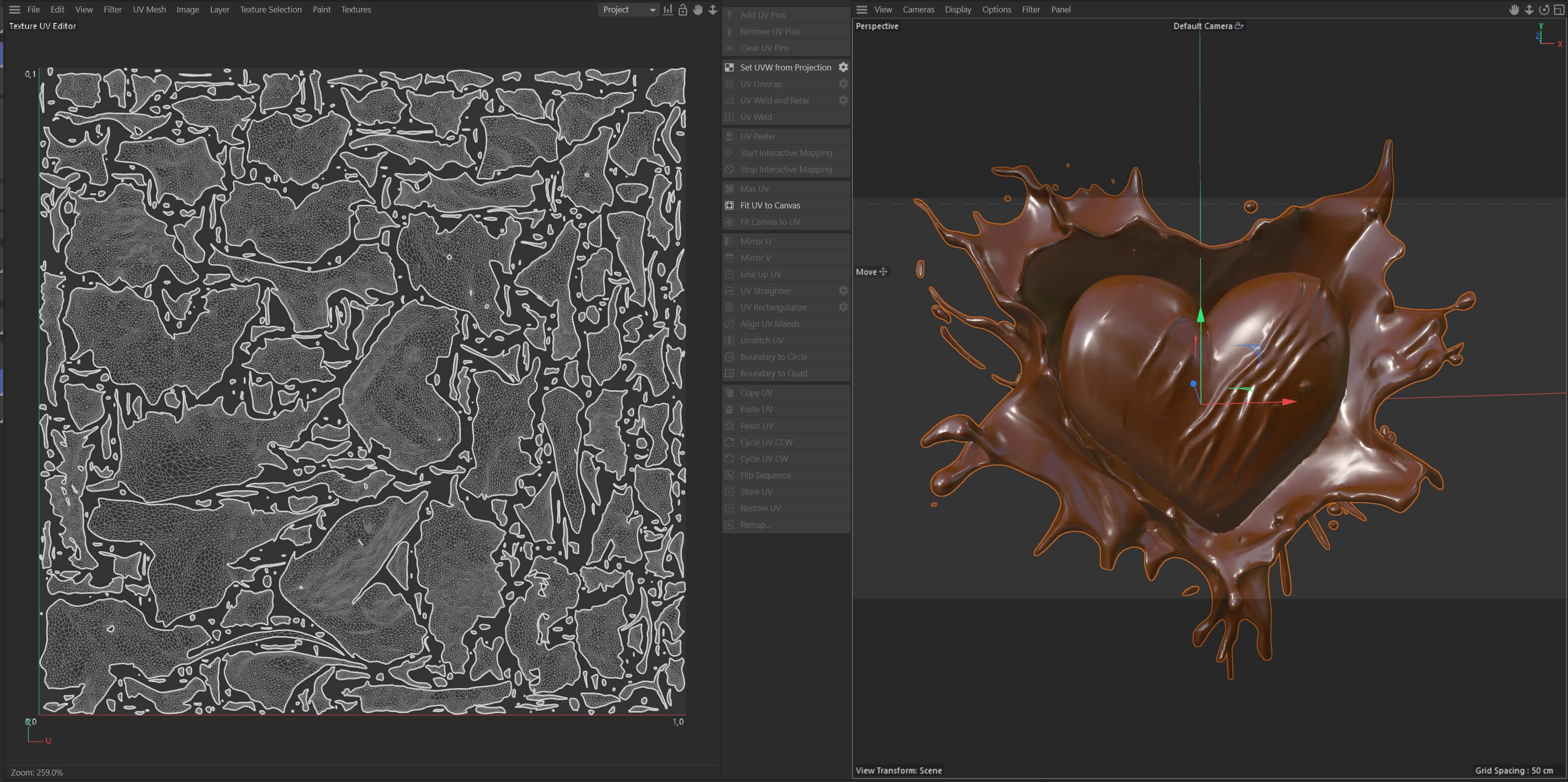 Chocolate Splash v21 - 3D Model by 3dstudio