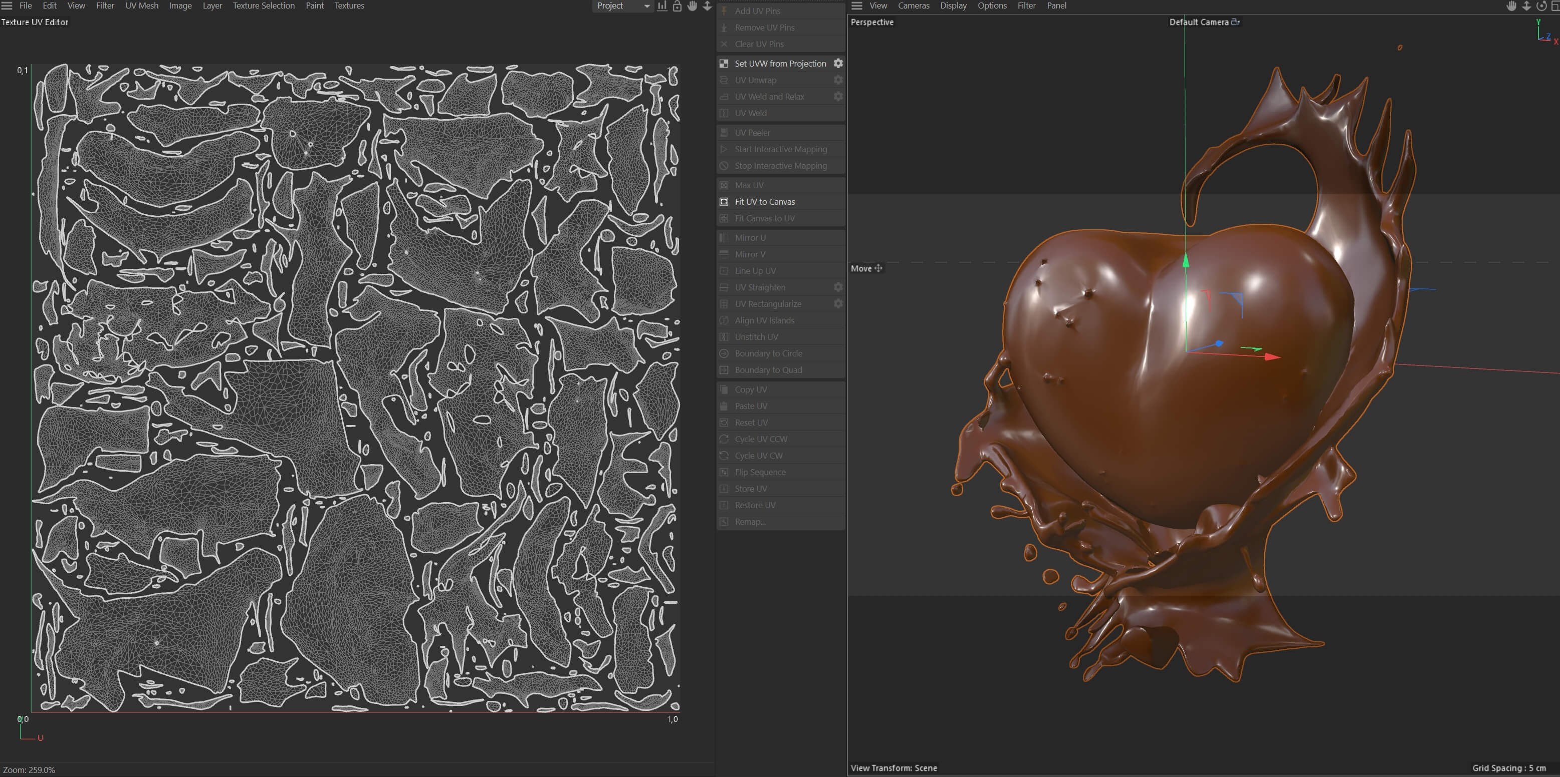 Chocolate Splash v23 - 3D Model by 3dstudio