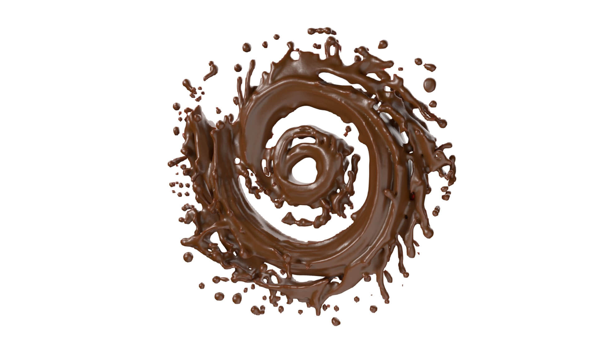 Chocolate Splash V27 - 3D Model by 3dstudio