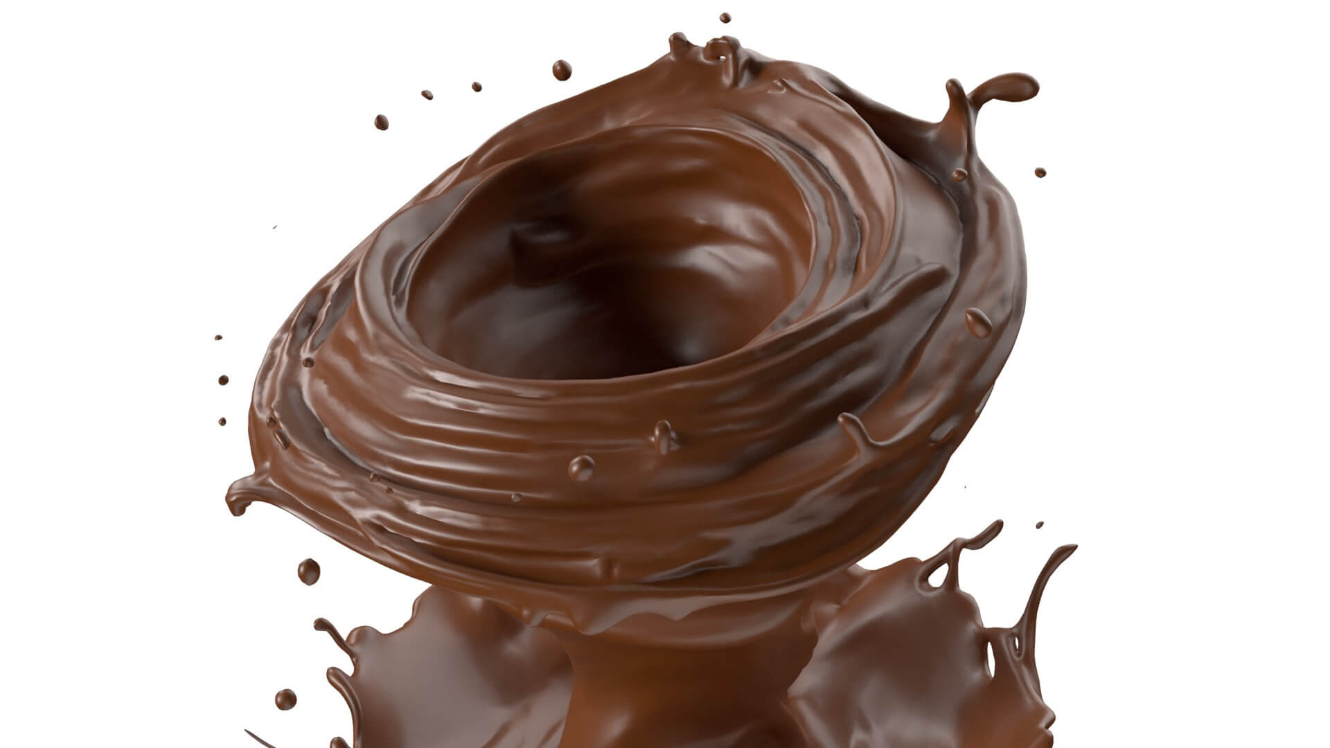 Chocolate Splash V31 - 3D Model by 3dstudio