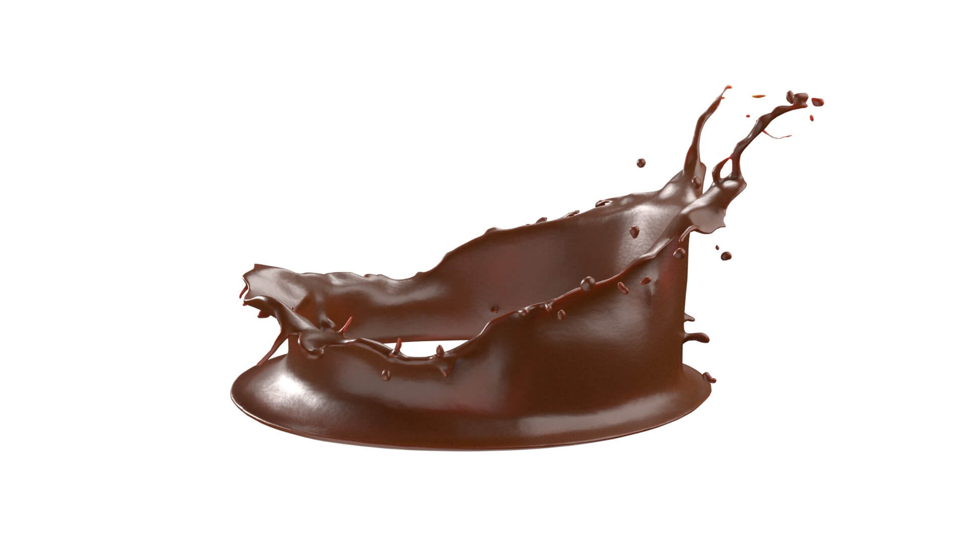 Chocolate Splash V8 - 3D Model by 3dstudio