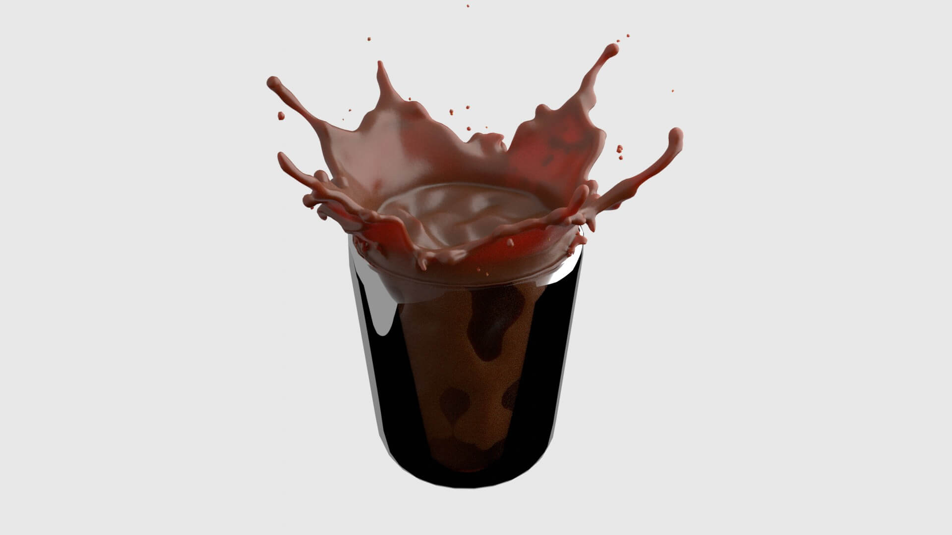 Chocolate Splash V9 - 3D Model by 3dstudio