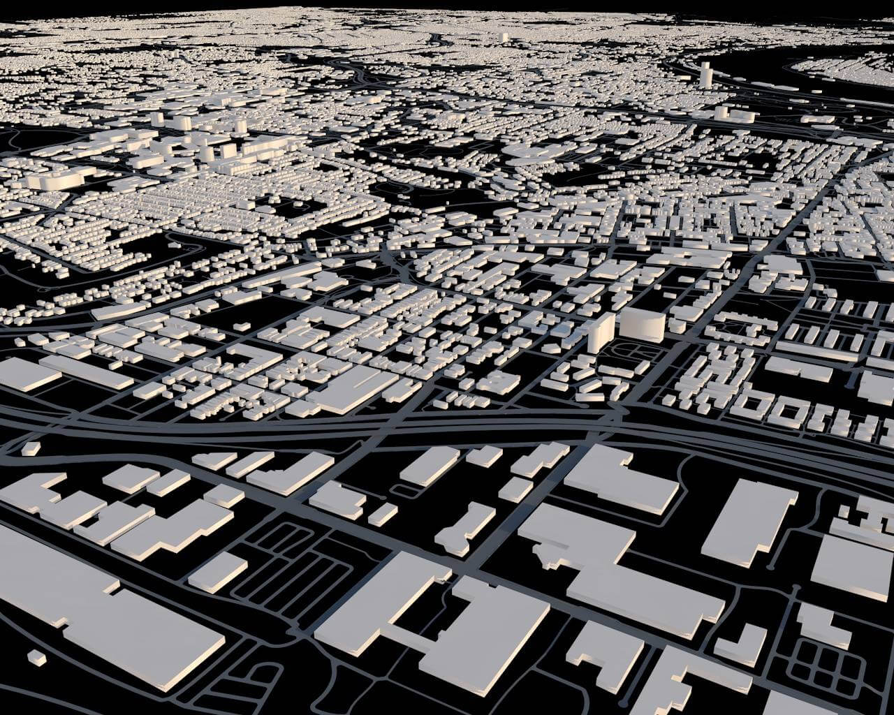 Cincinnati Ohio - 3D Model by 3dstudio