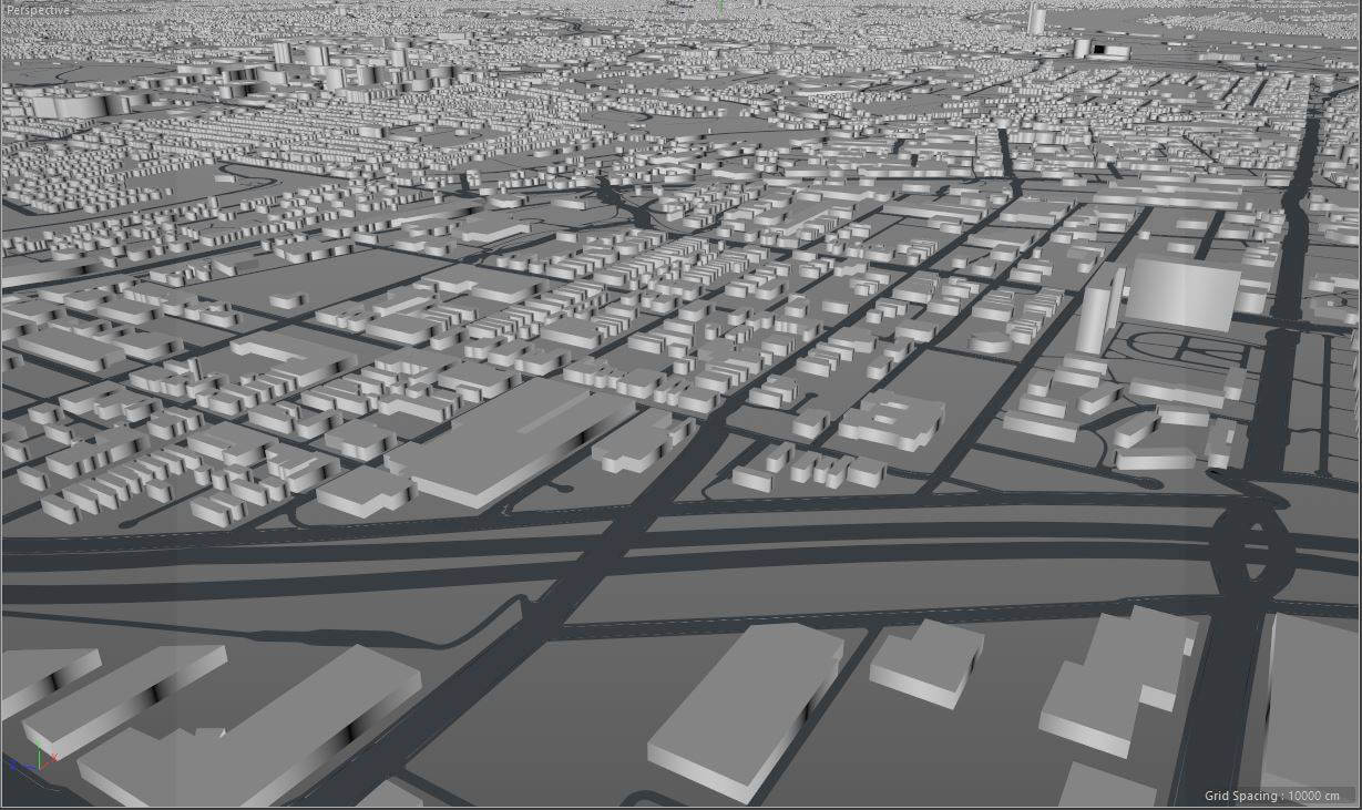 Cincinnati Ohio - 3D Model by 3dstudio