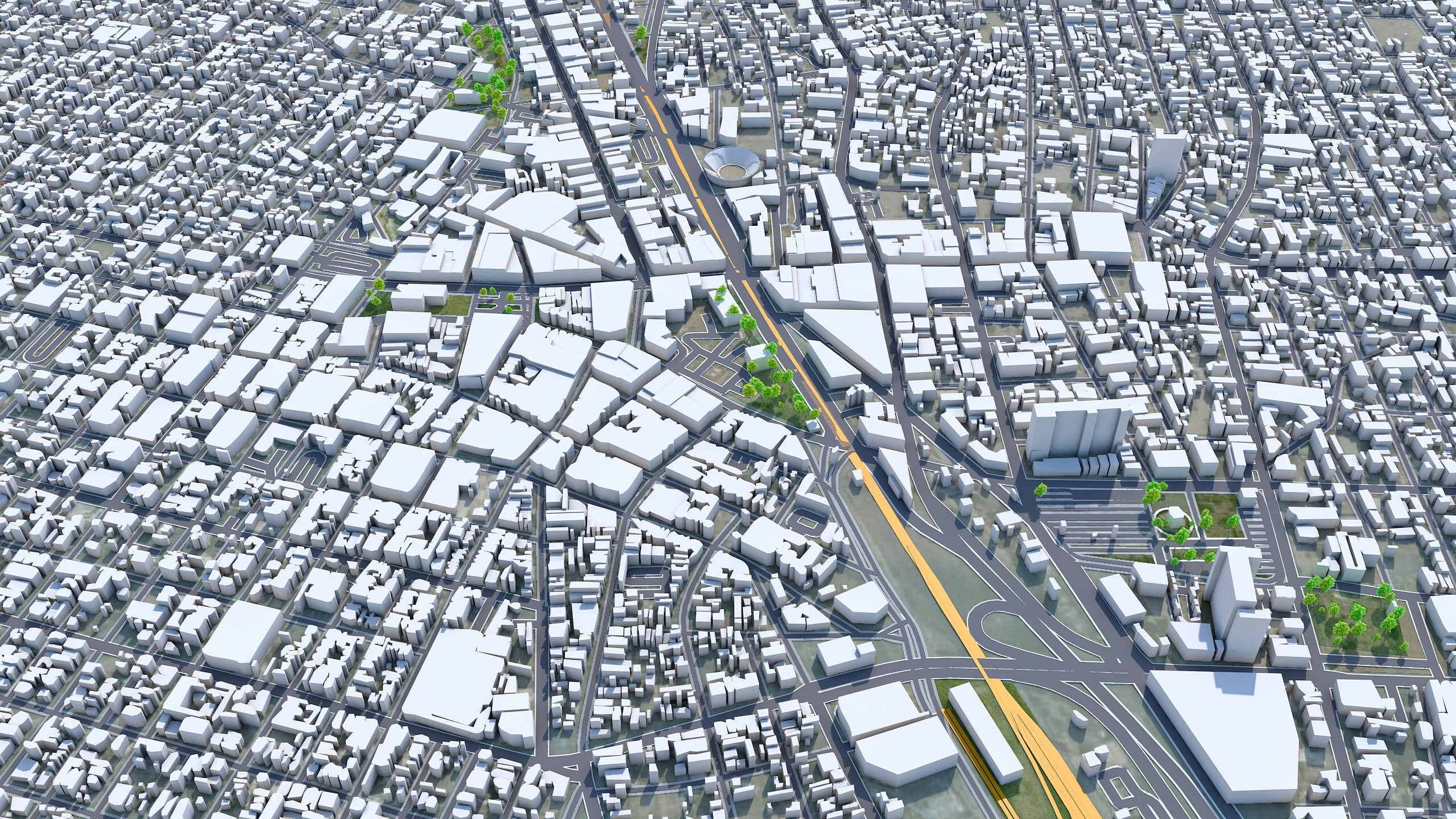 Ciudad City Juarez Mexico 3D Model 30km by 3dstudio