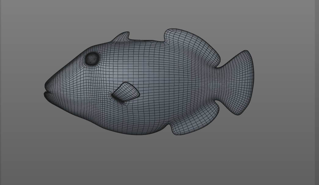 Clown Triggerfish - 3D Model by 3dstudio