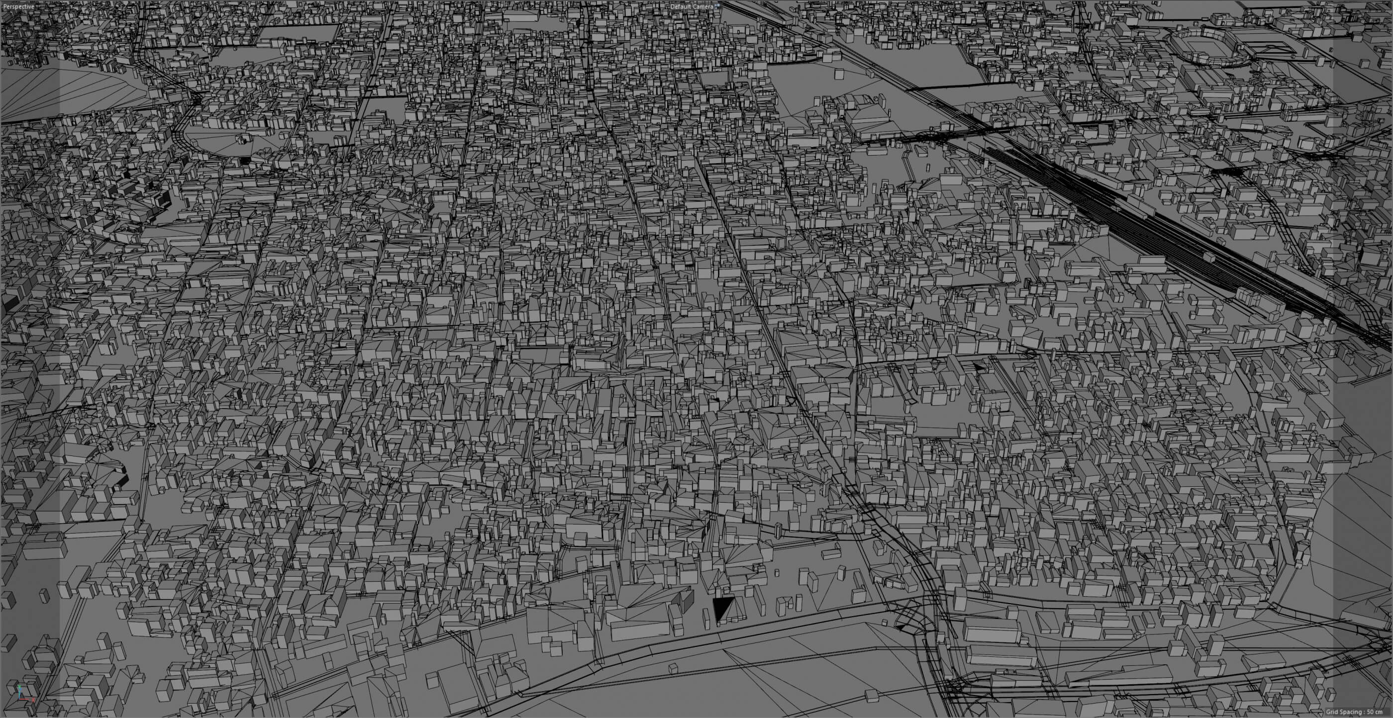Coimbatore City Tamil Nadu India 3D Model 30km by 3dstudio