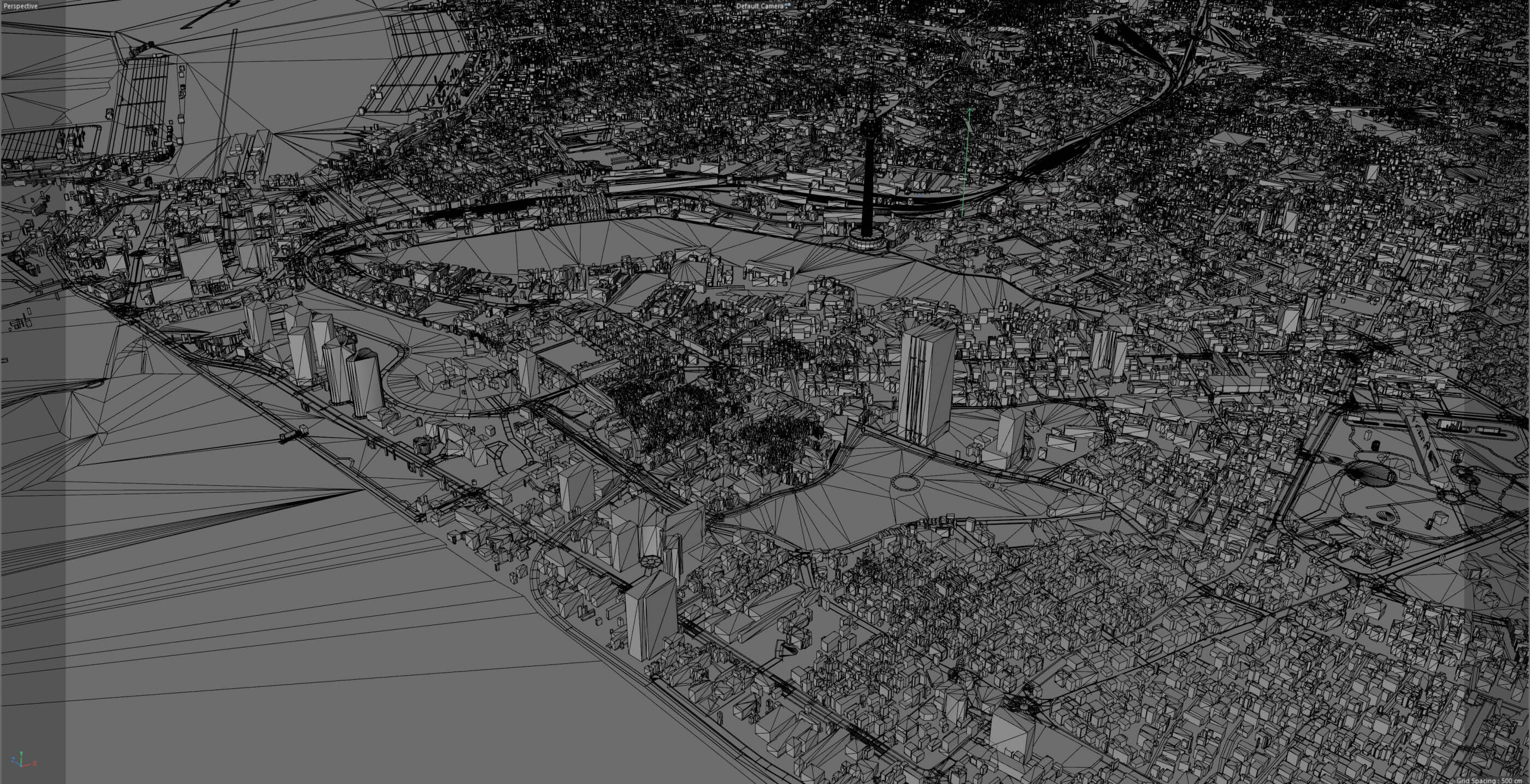 Colombo City Sri Lanka 3D Model 20km by 3dstudio