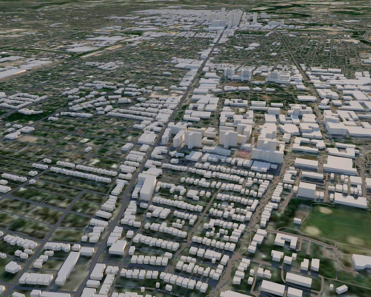 Columbus Ohio - 3D Model by 3dstudio