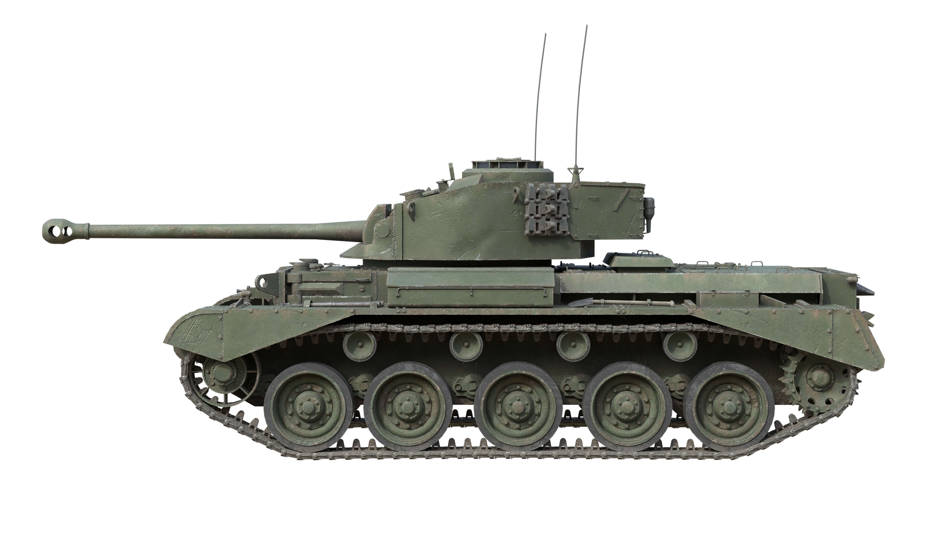 Comet 1 A34 British Cruiser Tank - 3D Model by 3dstudio