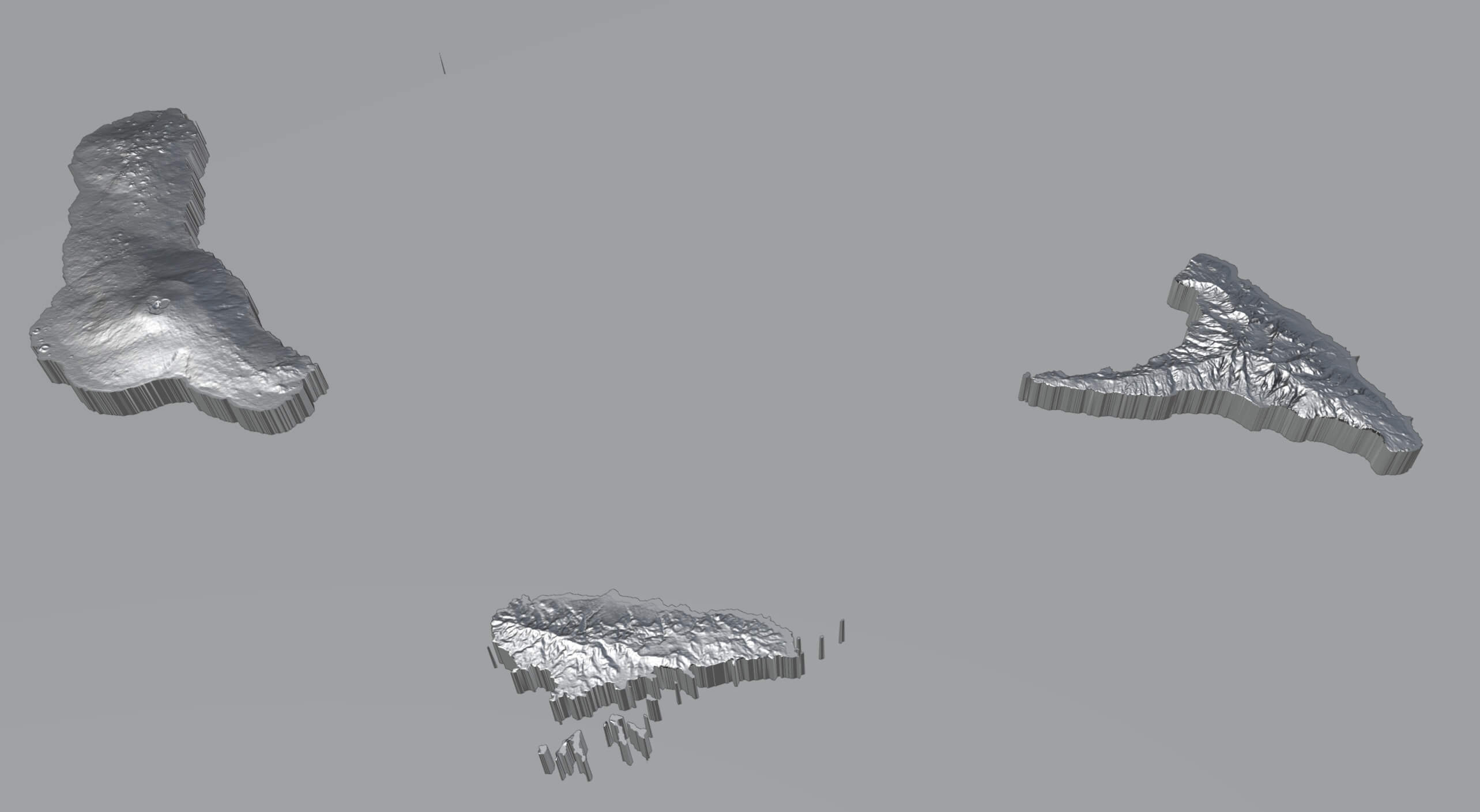 Comoros Komori Comores Terrain Map - 3D Model by 3dstudio