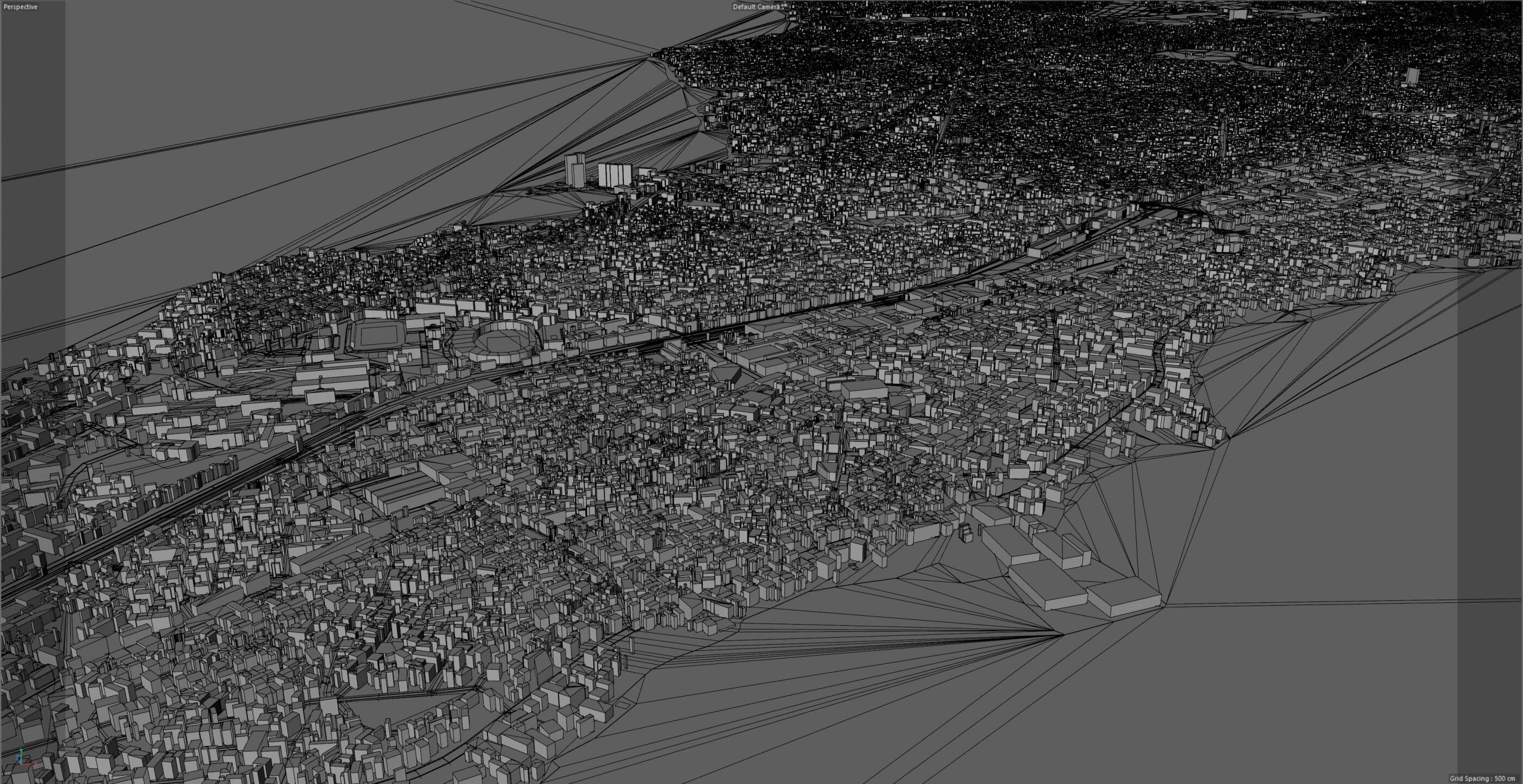 Conakry City Guinea 3D Model 50km by 3dstudio