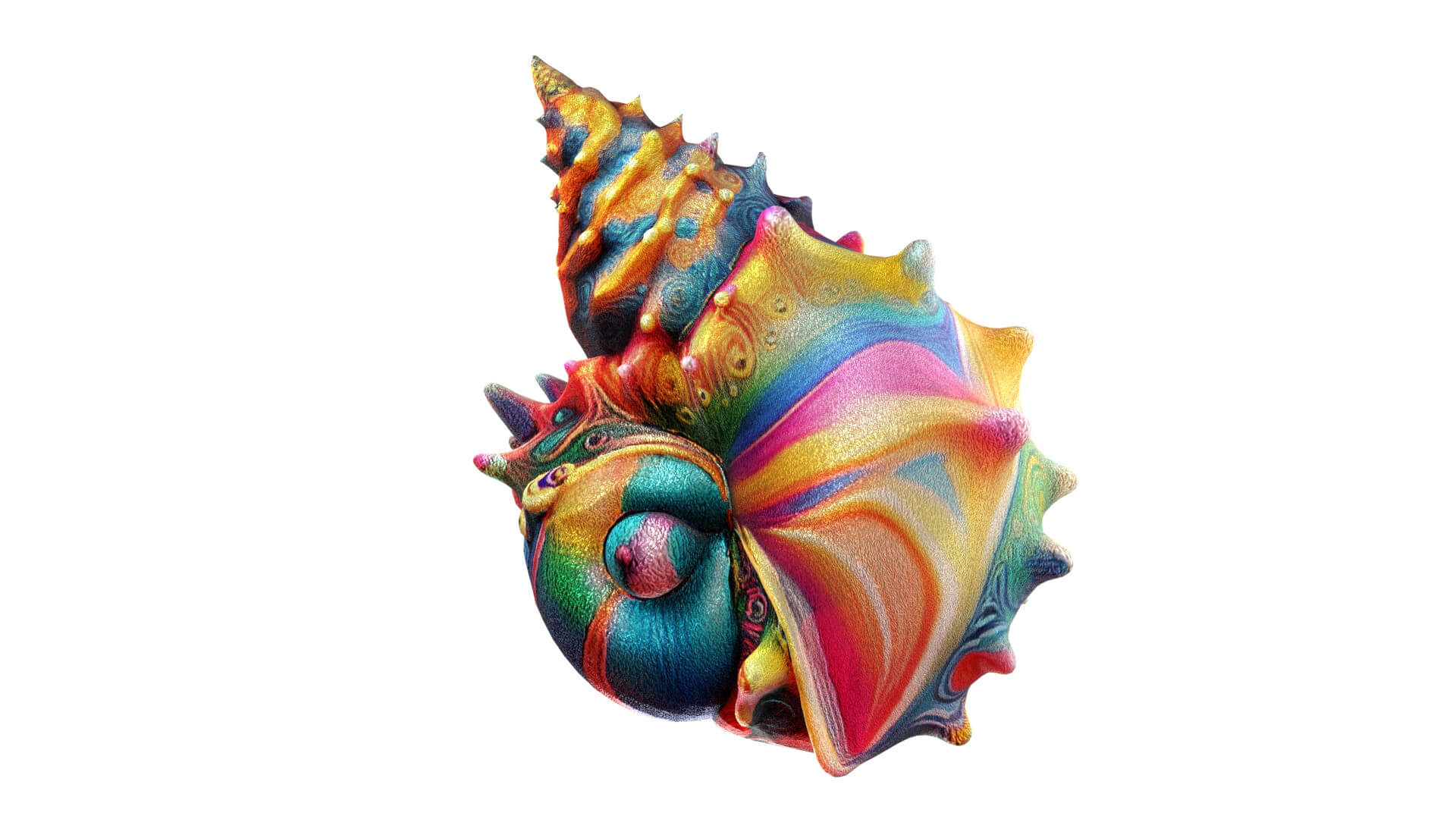 Conch Shell V9 - 3D Model by 3dstudio