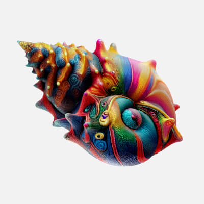Conch Shell V9 - 3D Model by 3dstudio