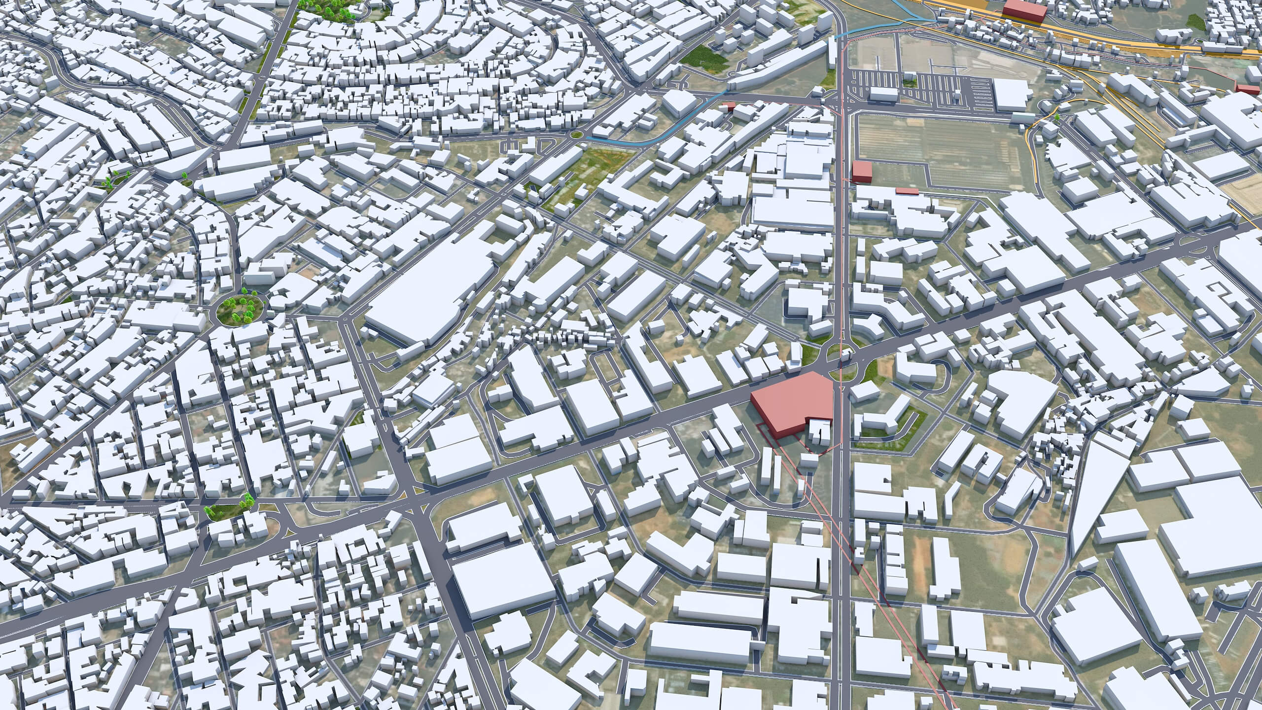 Contagem City Brazil 3D Model 30km by 3dstudio