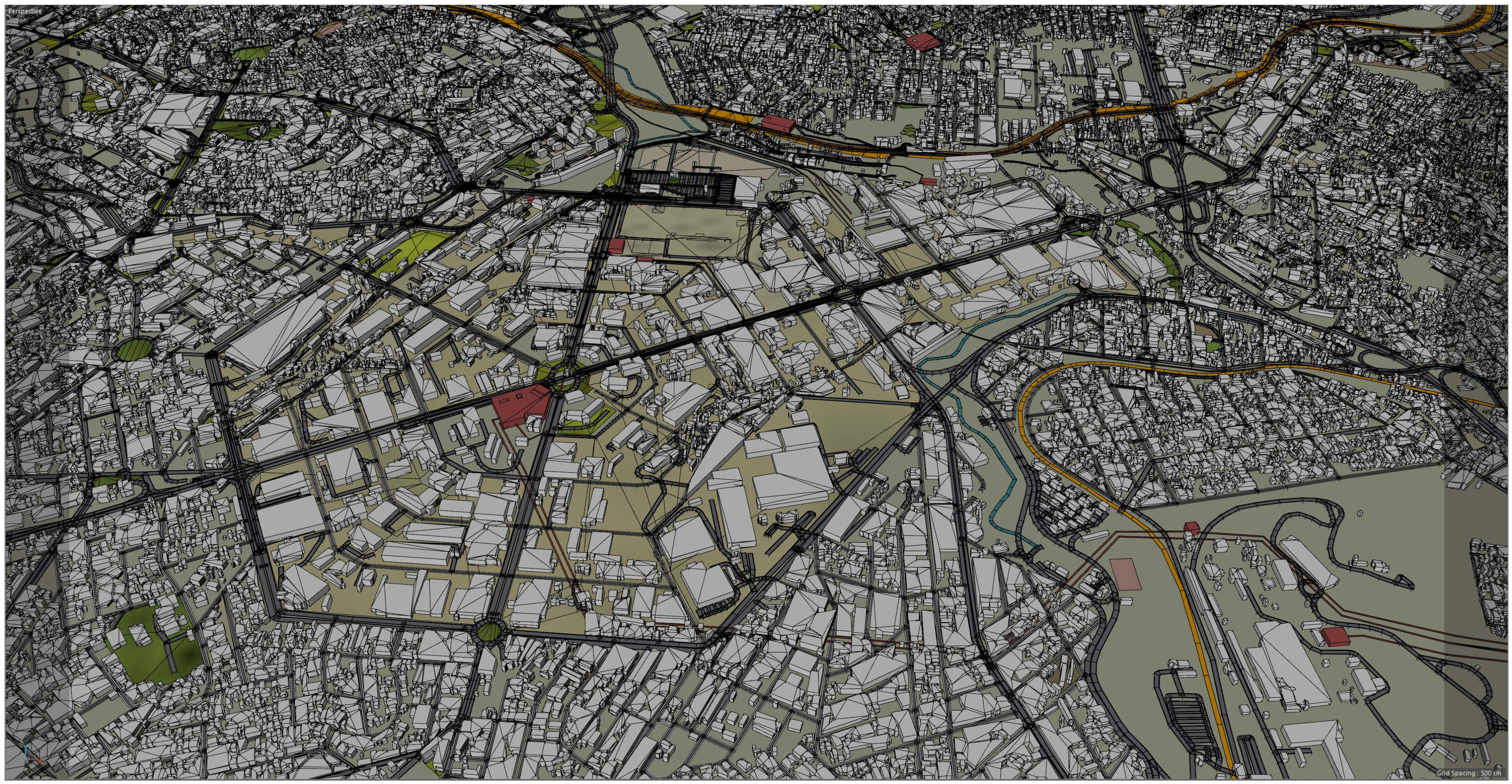 Contagem City Brazil 3D Model 30km by 3dstudio