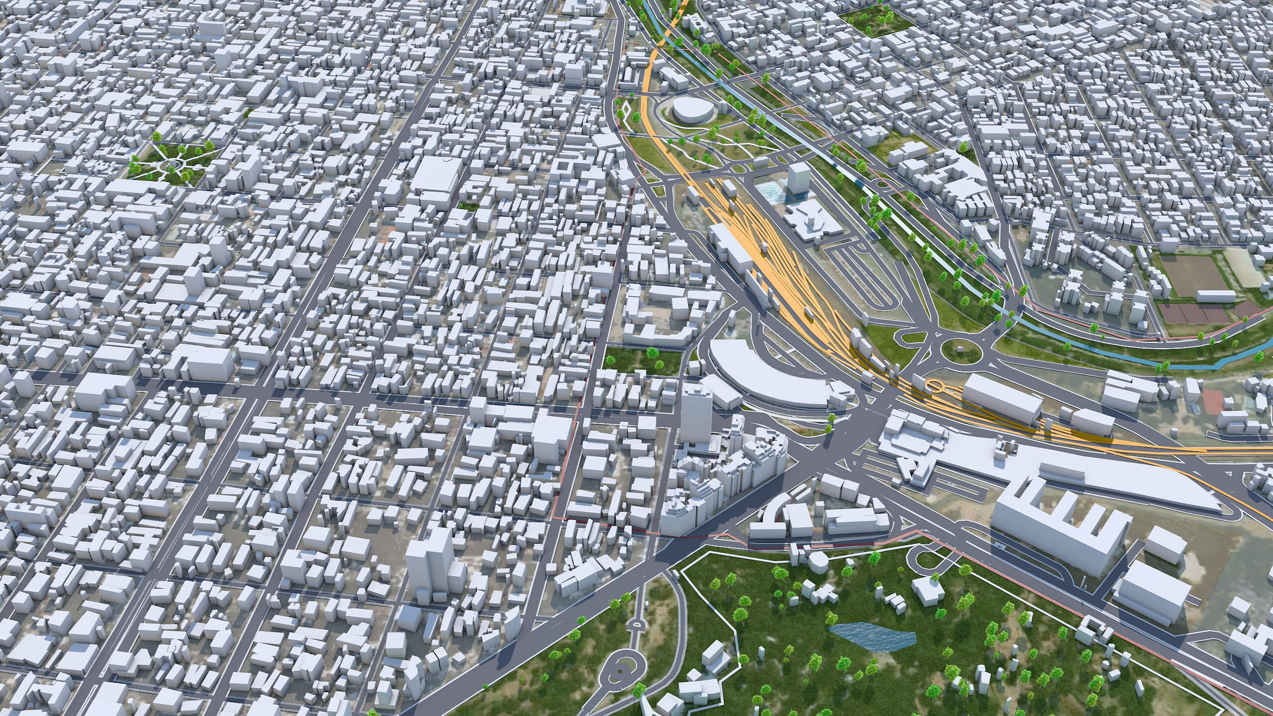 Cordoba City Argentina 3D Model 35km by 3dstudio