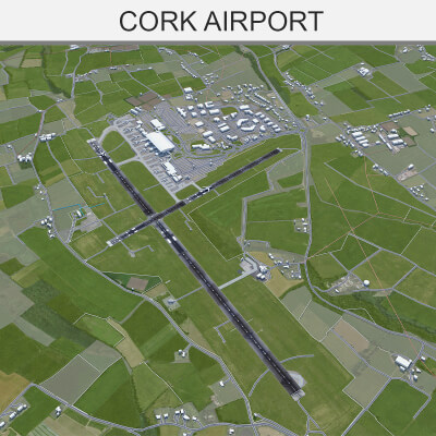 Cork Airport 10km - 3D Model by 3dstudio