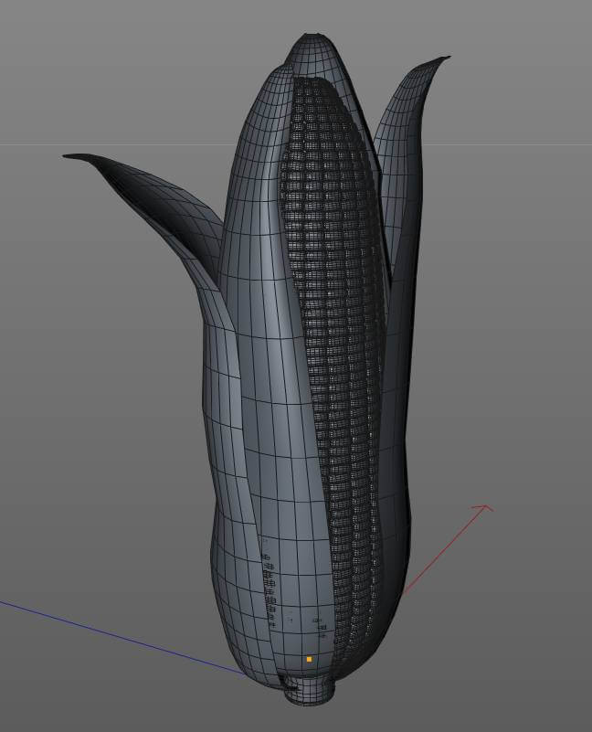 Corn - 3D Model by 3dstudio