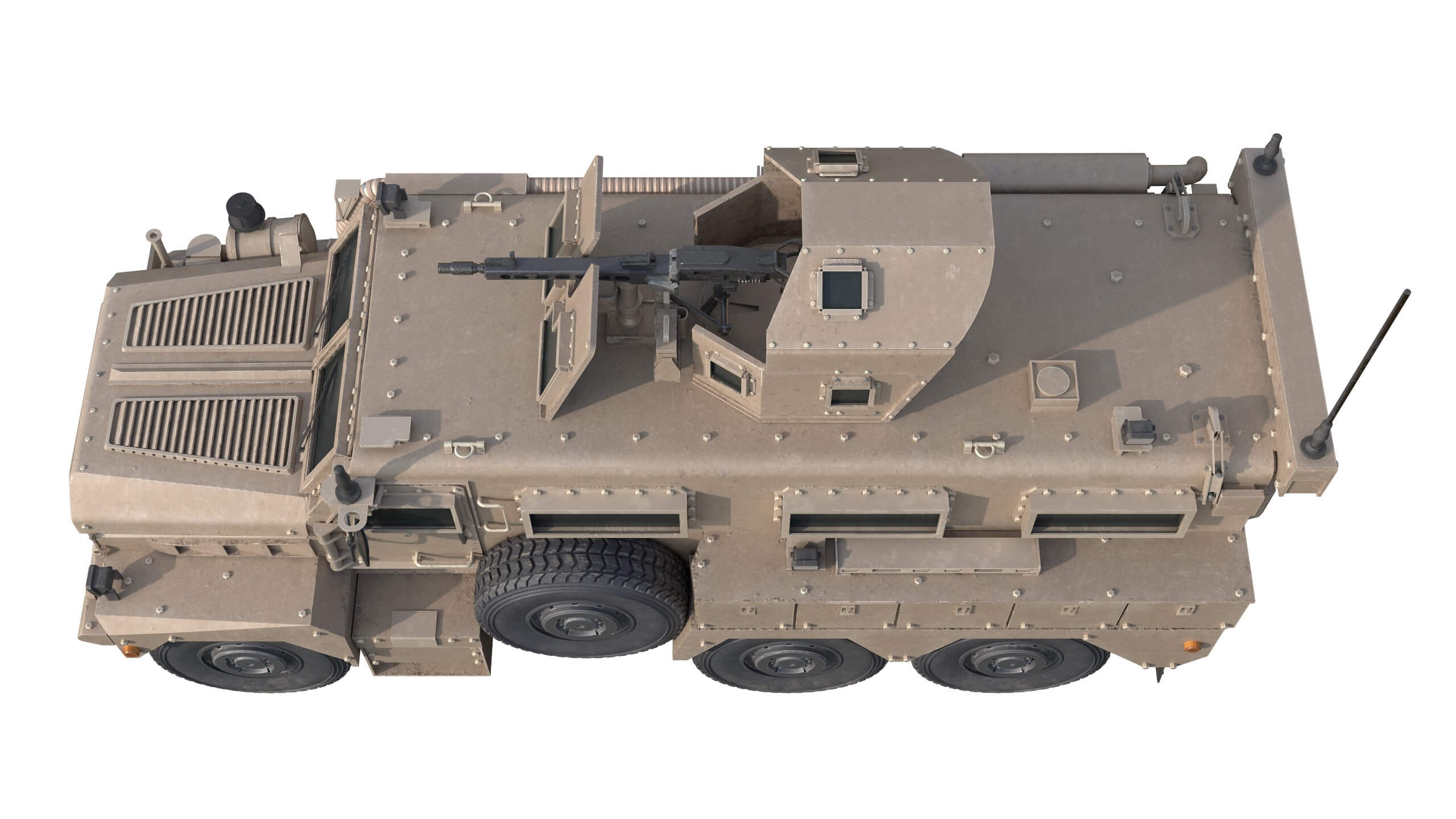 Cougar MRAP Mine Resistant Ambush Protected Vehicle 3D Model by 3dstudio