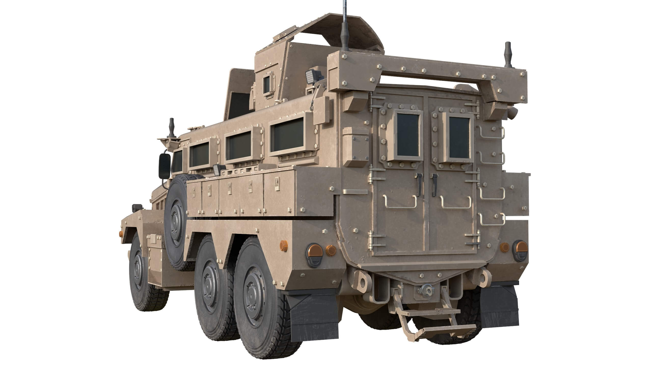 Cougar MRAP Mine Resistant Ambush Protected Vehicle 3D Model by 3dstudio