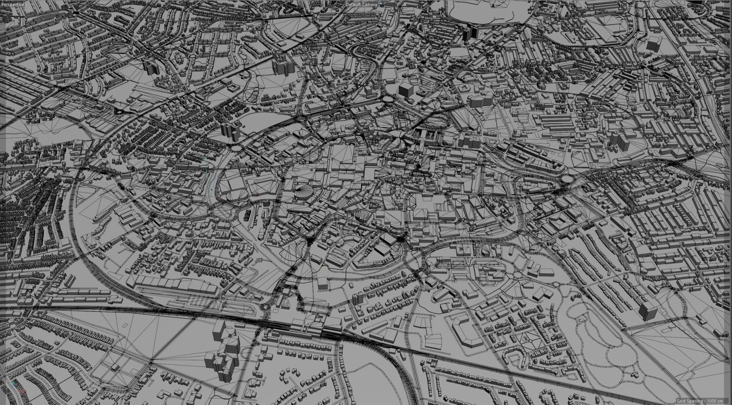 Coventry England 30km - 3D Model by 3dstudio