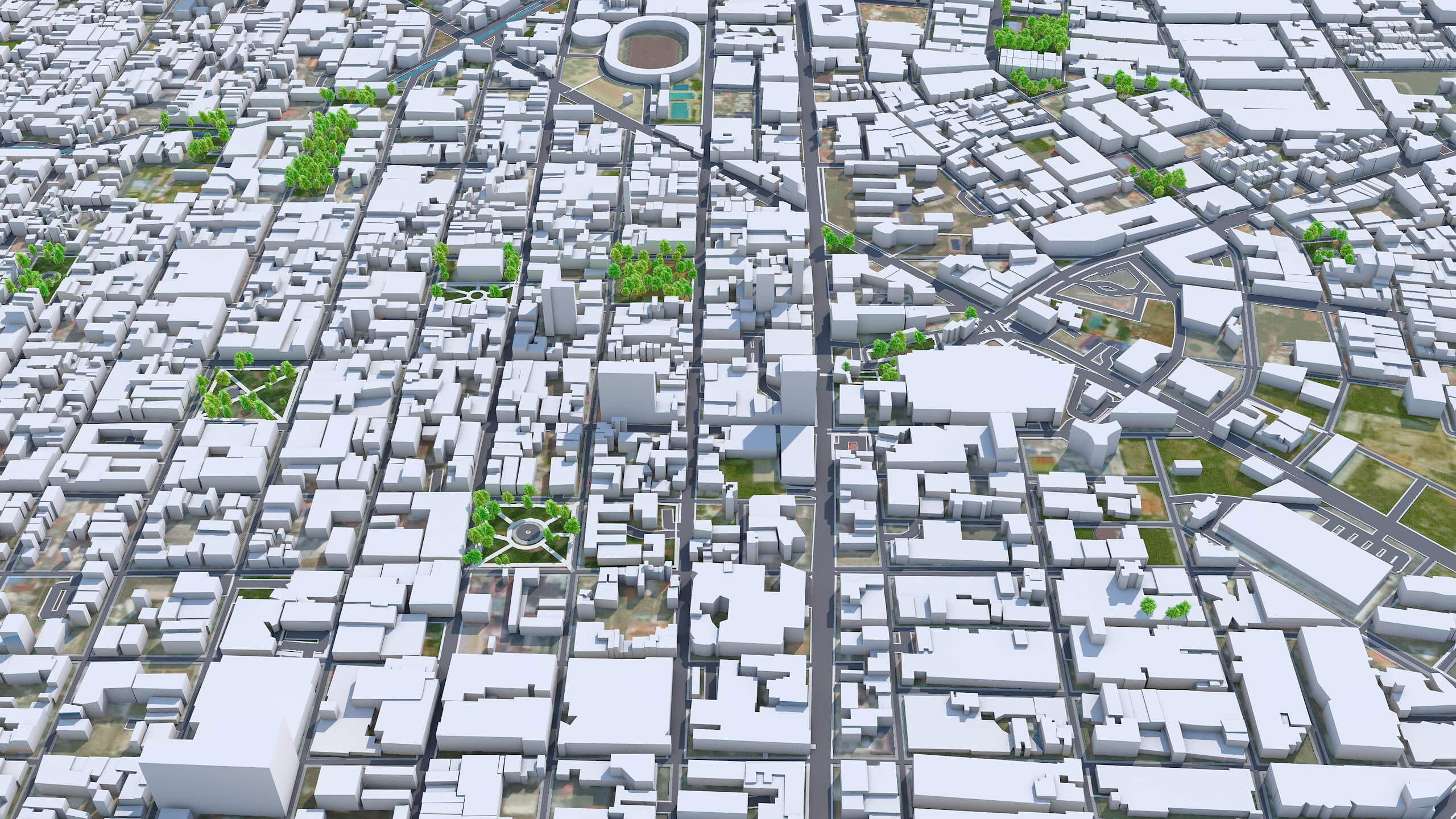 Cucuta City North Santander Colombia 3D Model 20km by 3dstudio