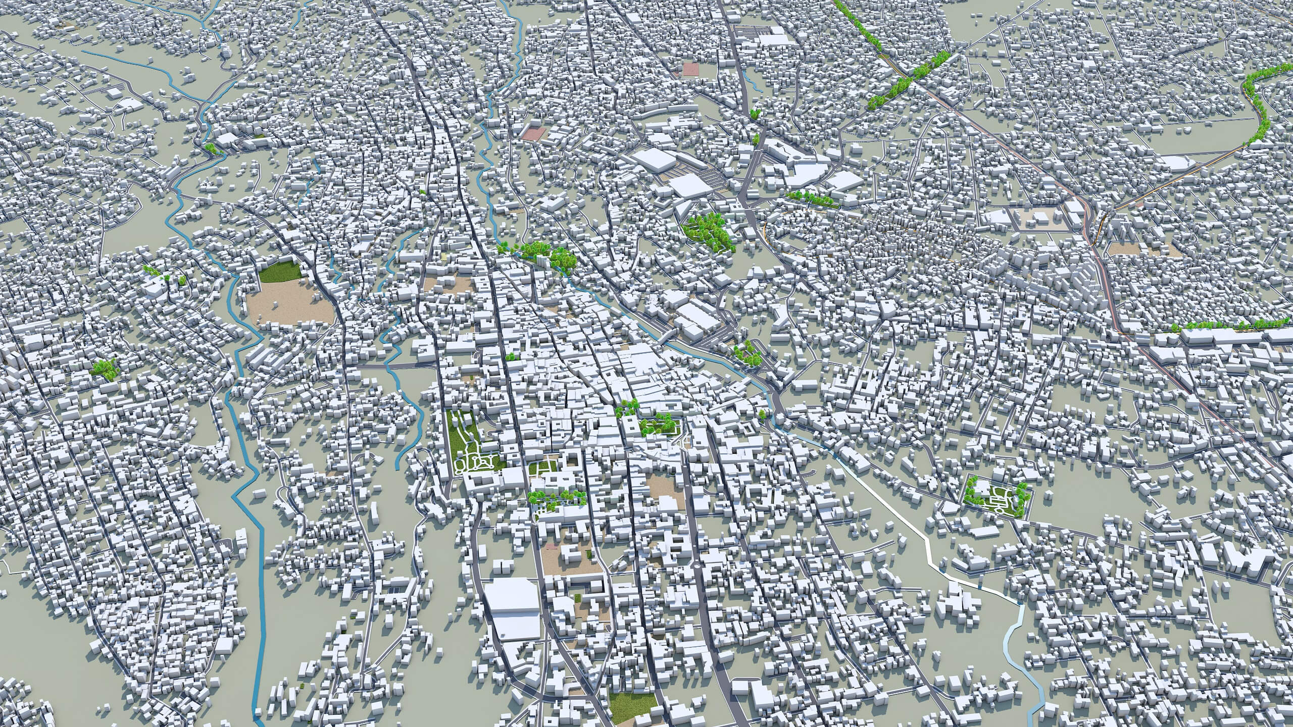 Cuernavaca City Morelos Mexico 3D Model 30km by 3dstudio