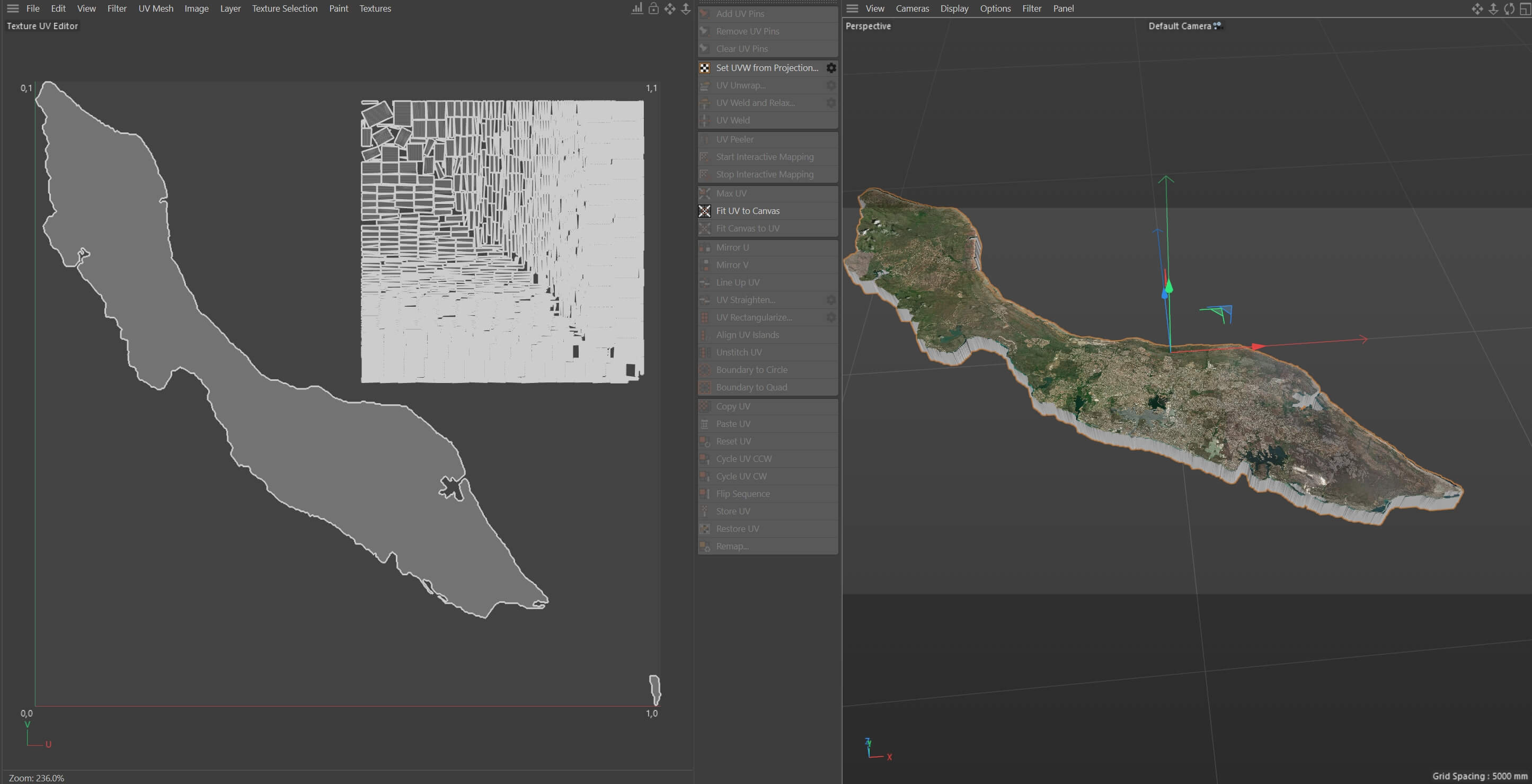 Curaçao Kòrsou Terrain Map - 3D Model by 3dstudio
