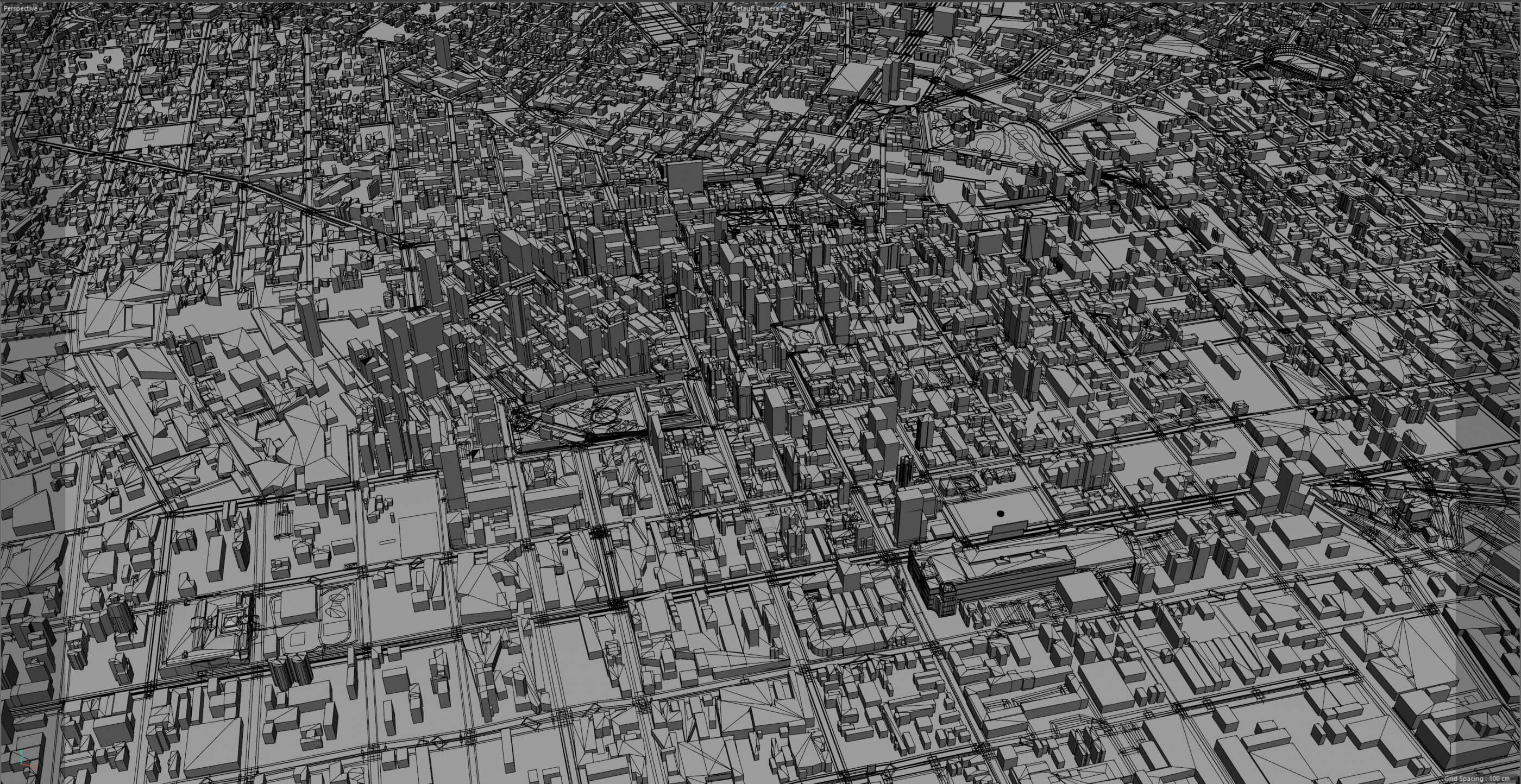 Curitiba City Brazil 50km - 3D Model by 3dstudio