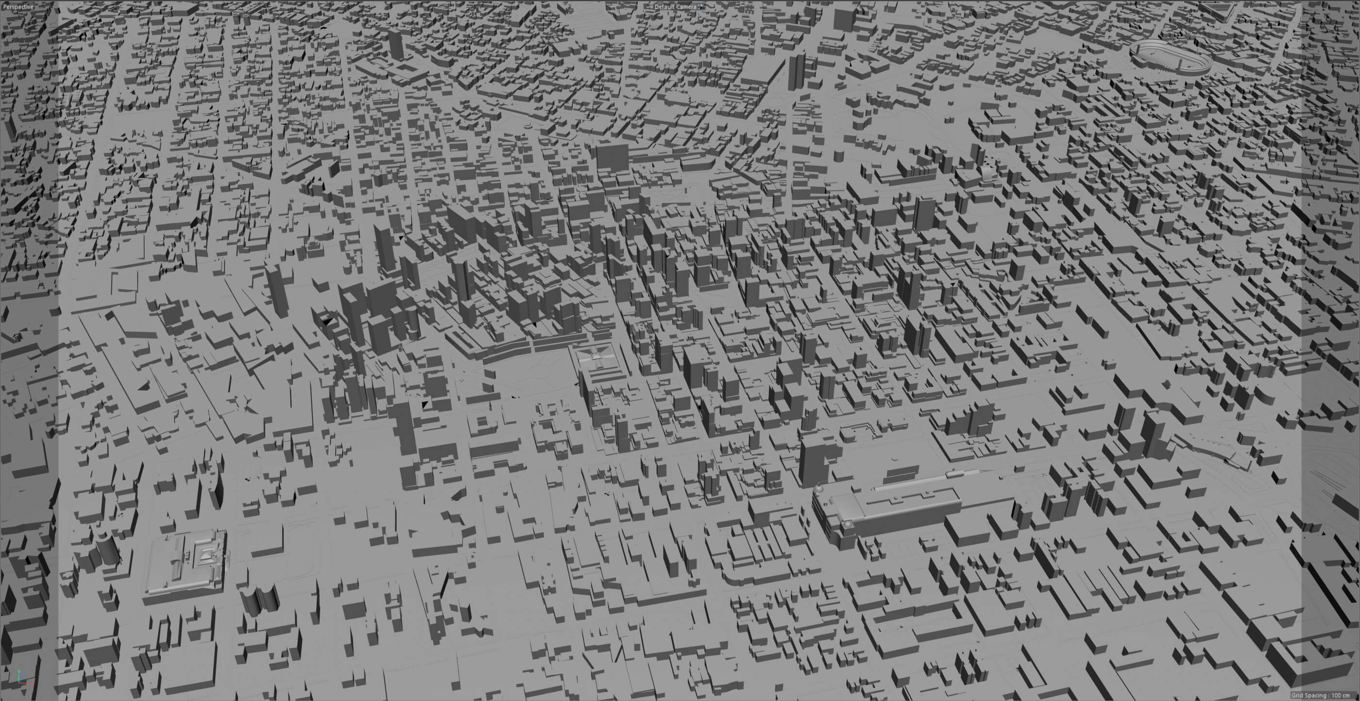 Curitiba City Brazil 50km - 3D Model by 3dstudio