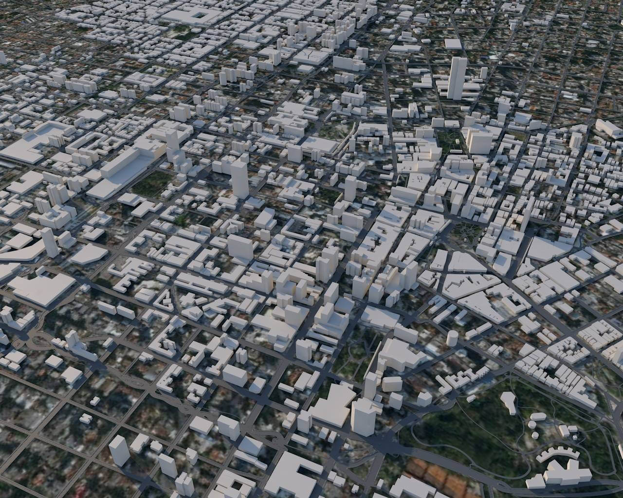 Curitiba Brazil - 3D Model by 3dstudio