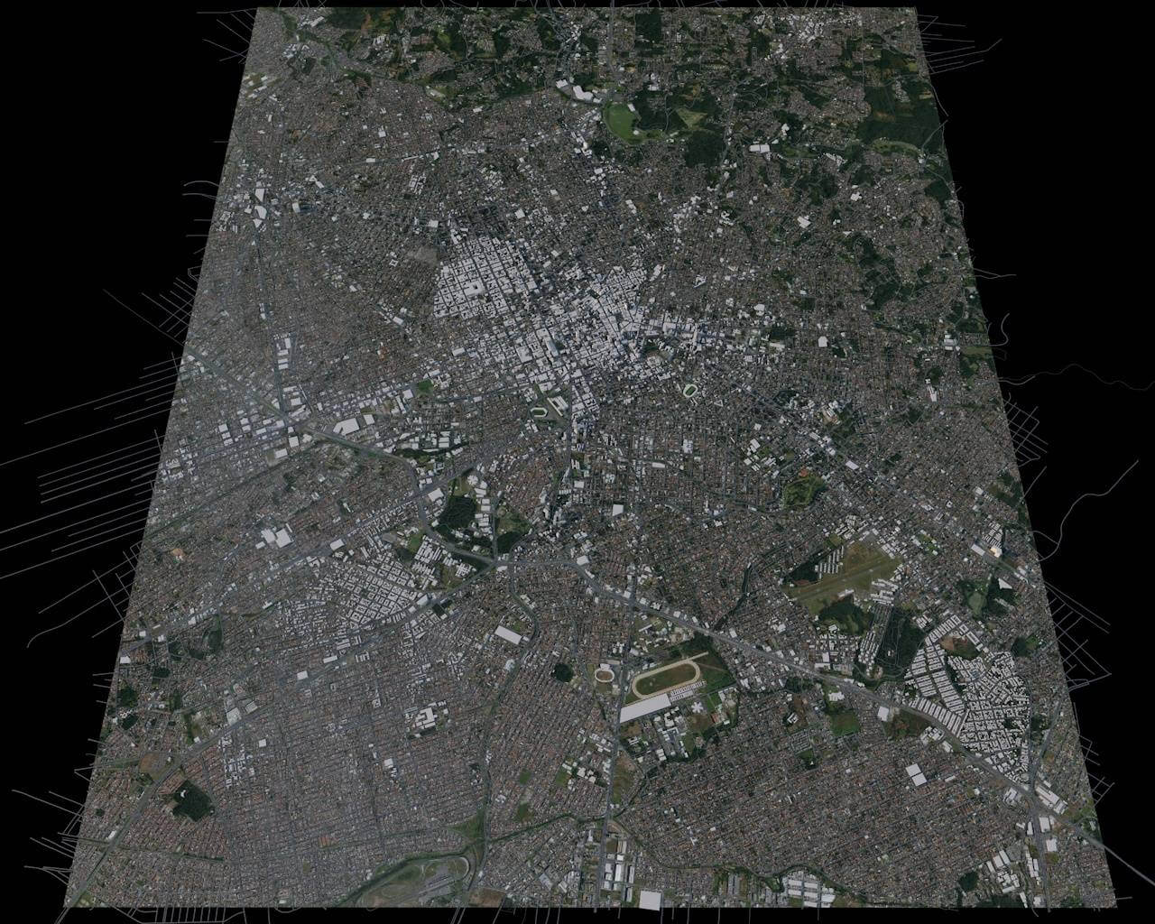 Curitiba Brazil - 3D Model by 3dstudio