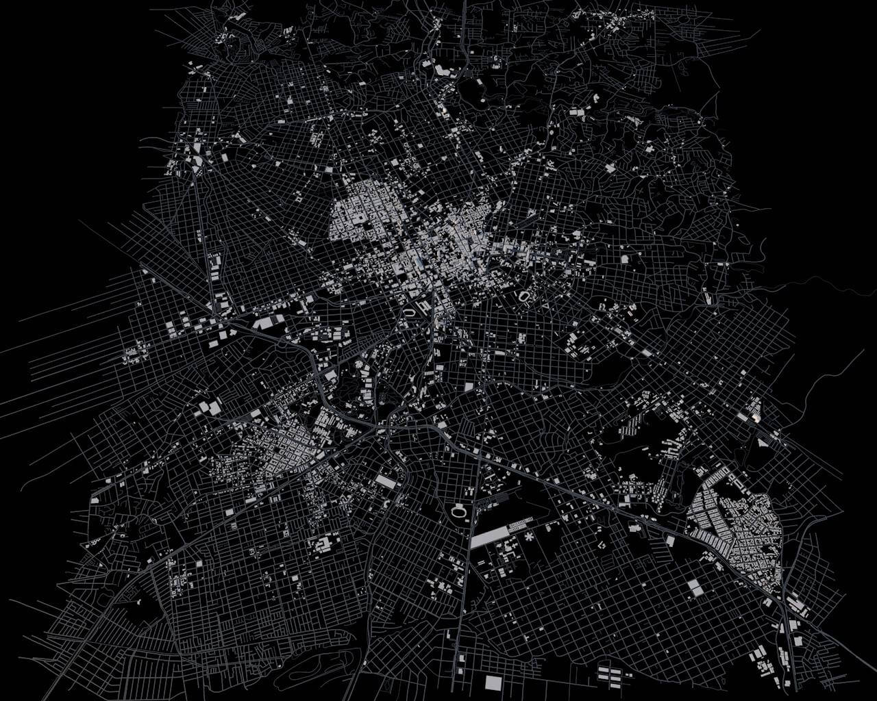 Curitiba Brazil - 3D Model by 3dstudio