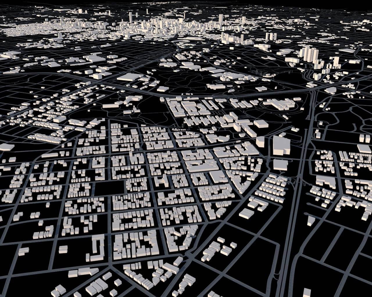 Curitiba Brazil - 3D Model by 3dstudio
