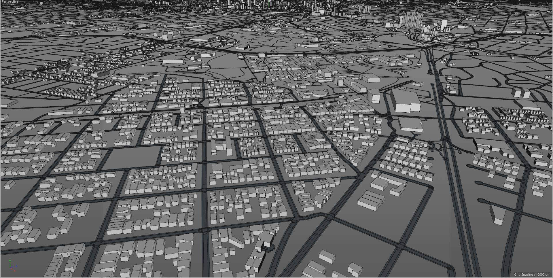 Curitiba Brazil - 3D Model by 3dstudio