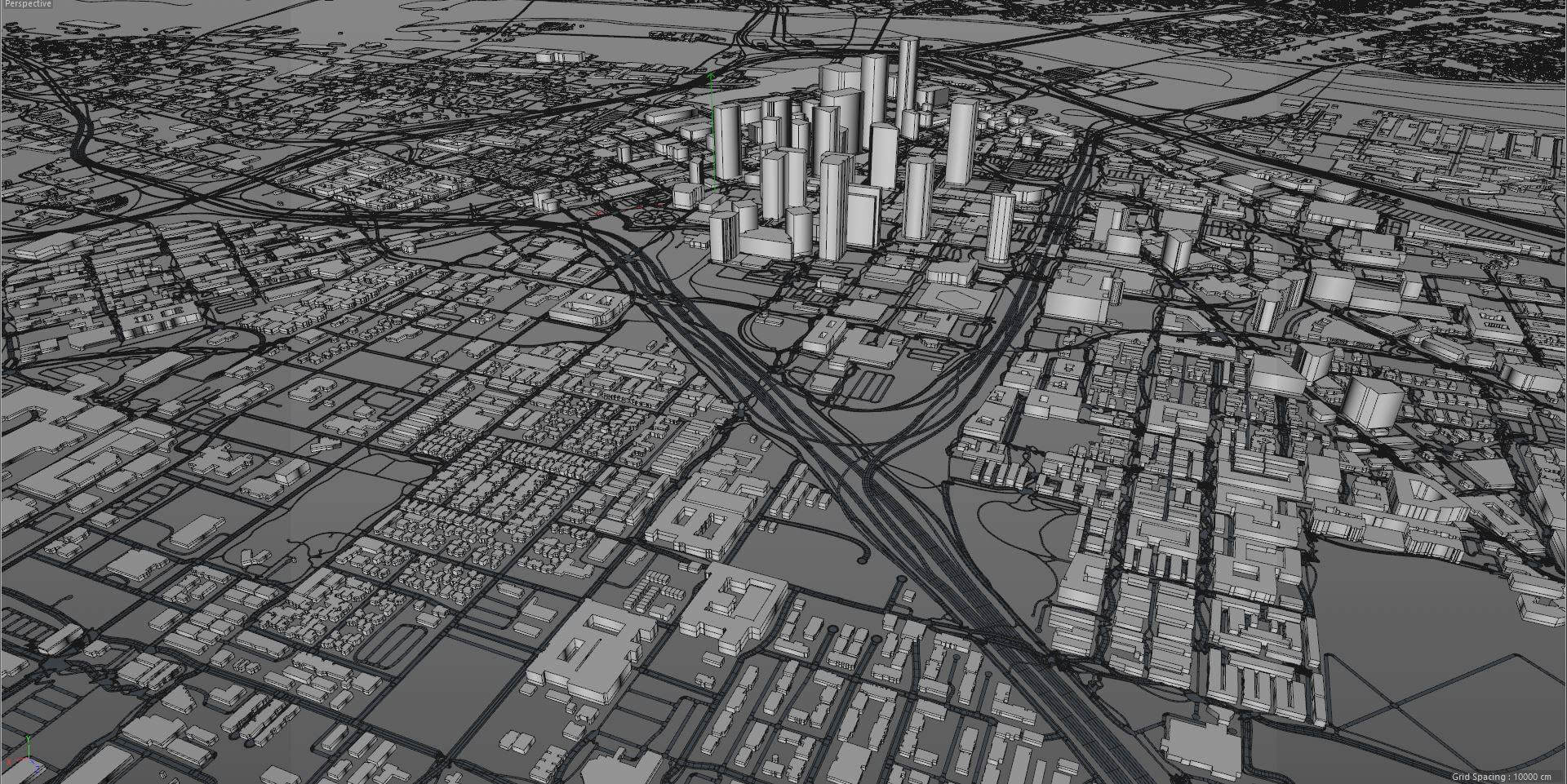 Dallas Texas - 3D Model by 3dstudio