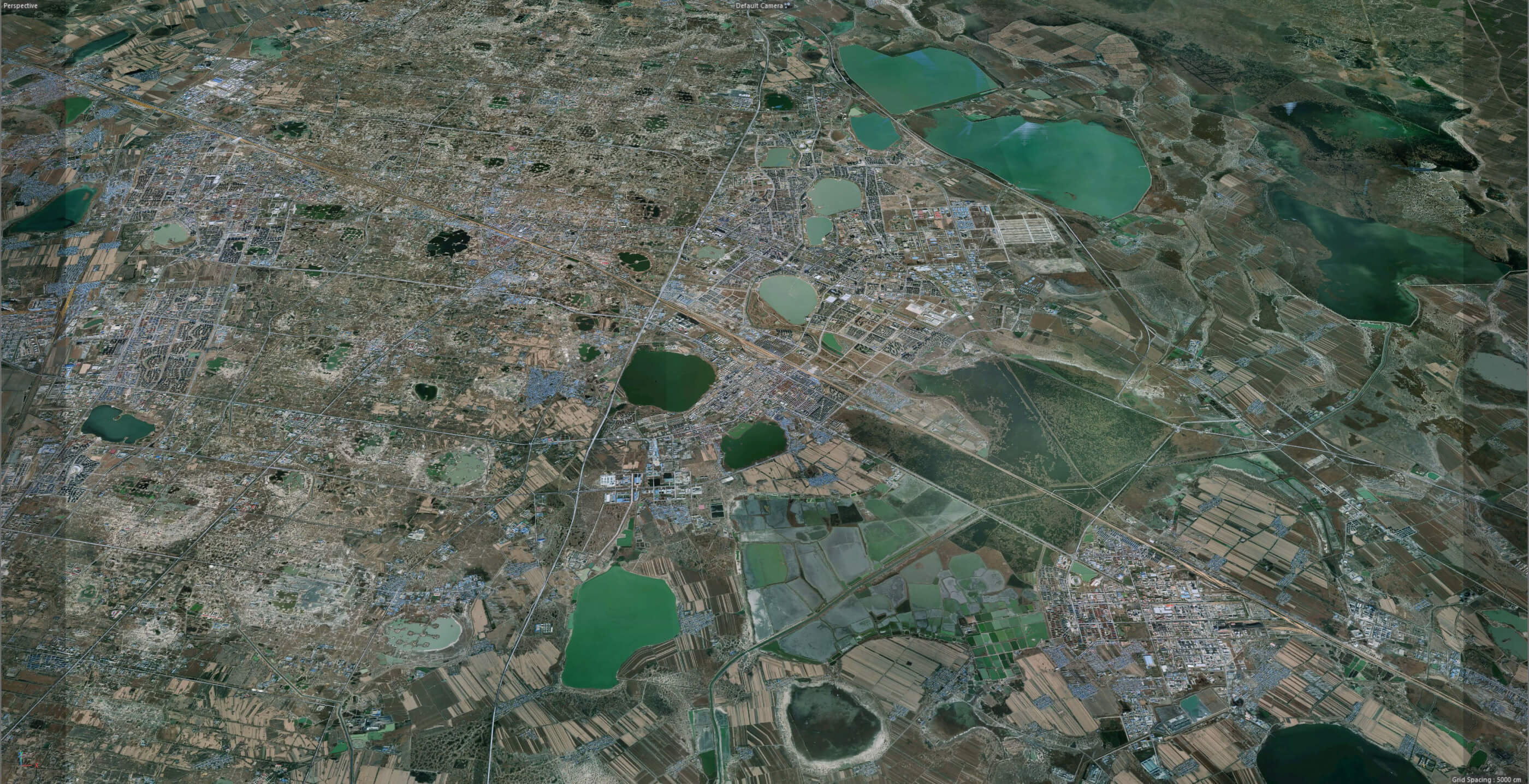 Daqing Heilongjiang City China 3D Model 120km by 3dstudio