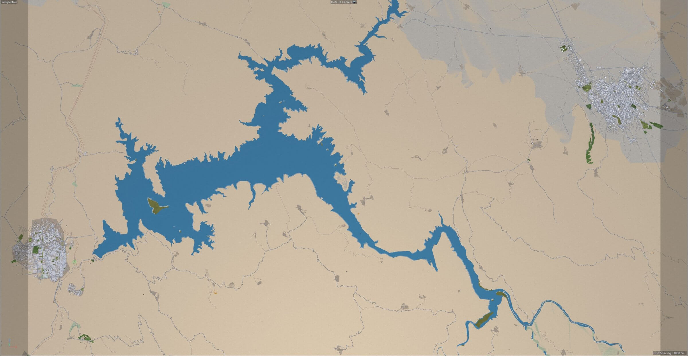 Darbandikhan and Halabja Iraq 45km - 3D Model by 3dstudio