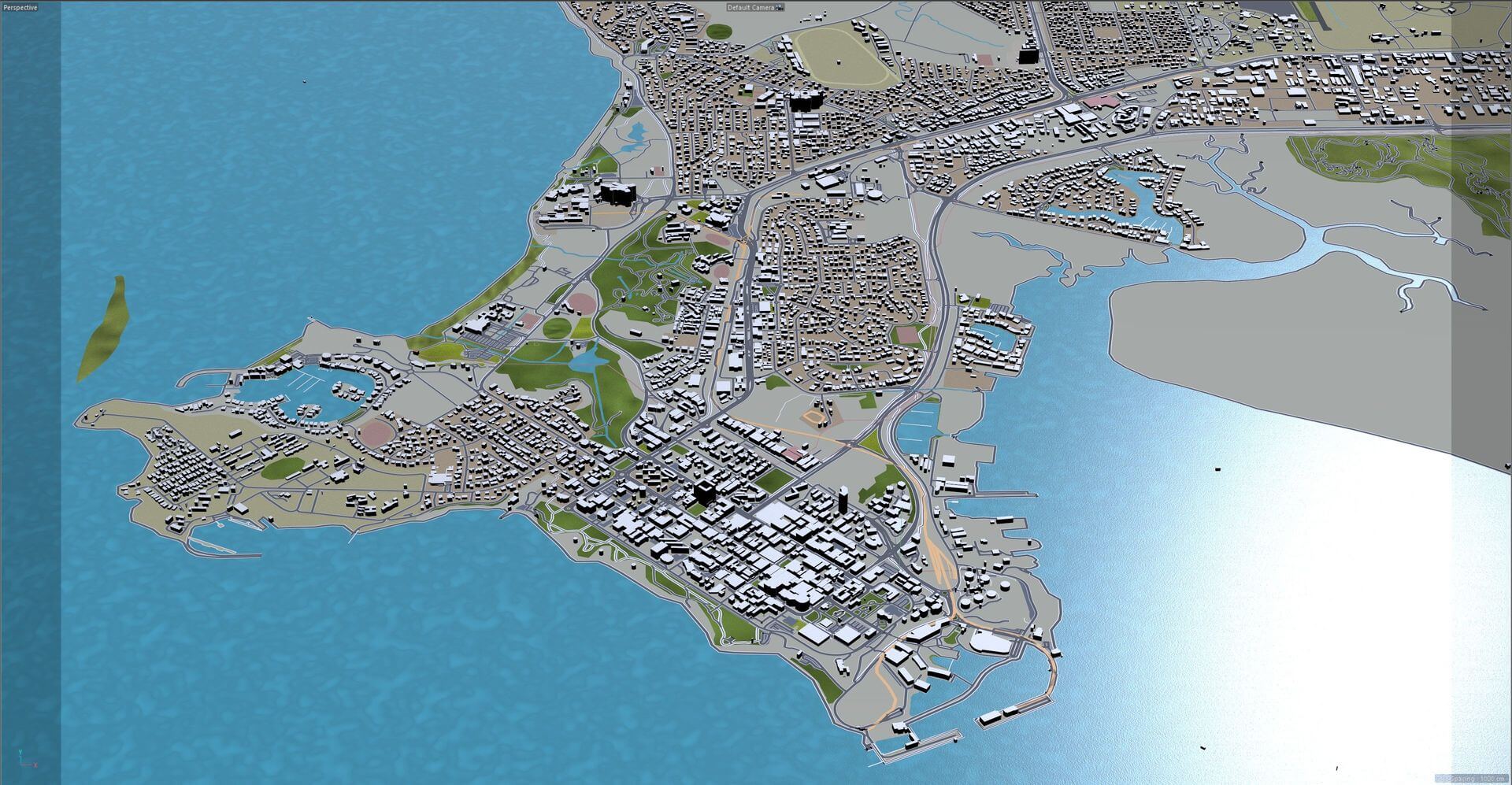 Darwin, Australia 20km - 3D Model by 3dstudio
